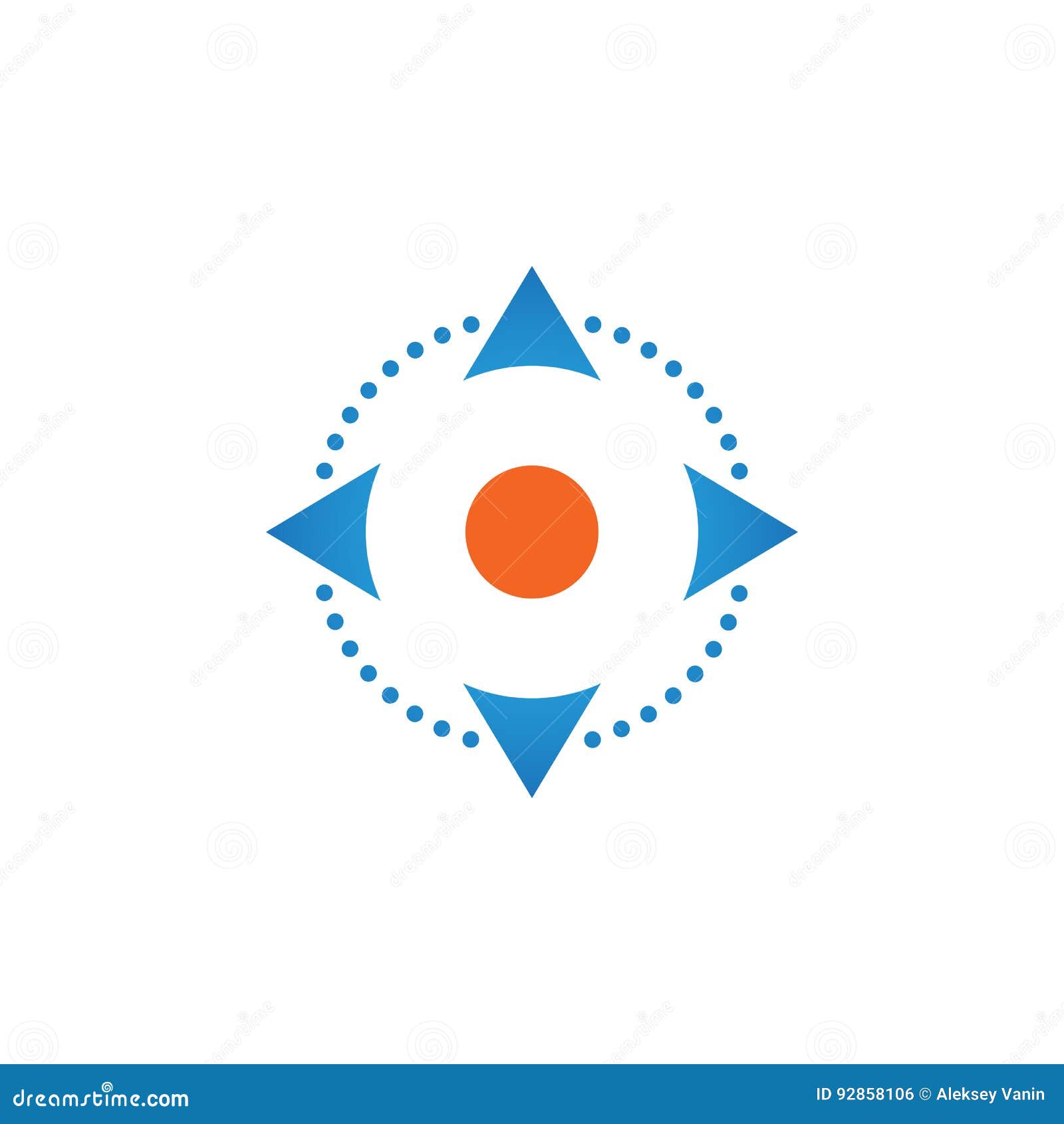 Four Direction Arrows Control Buttons Icon Vector, Solid Logo ...