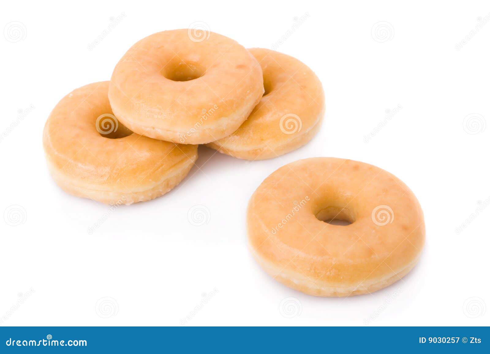 Four Doughnuts or Donuts Piled Stock Image - Image of sugary, four: 9030257