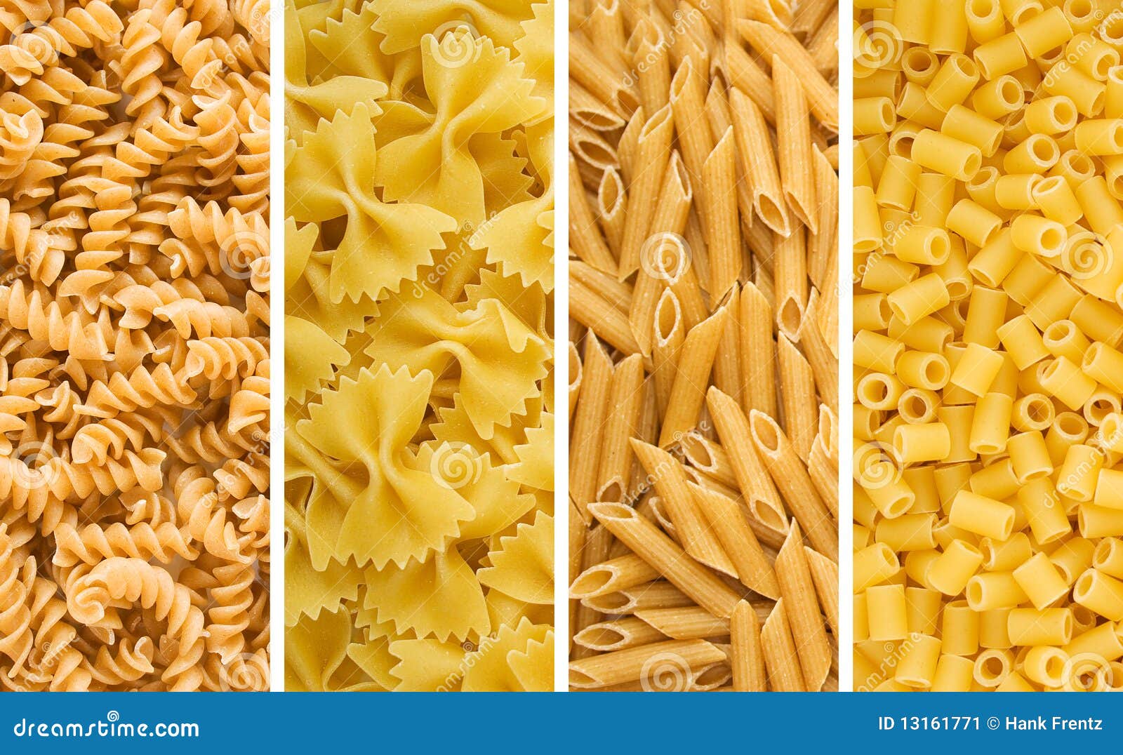 Four Dried Pastas stock image. Image of food, italy, noodle - 13161771