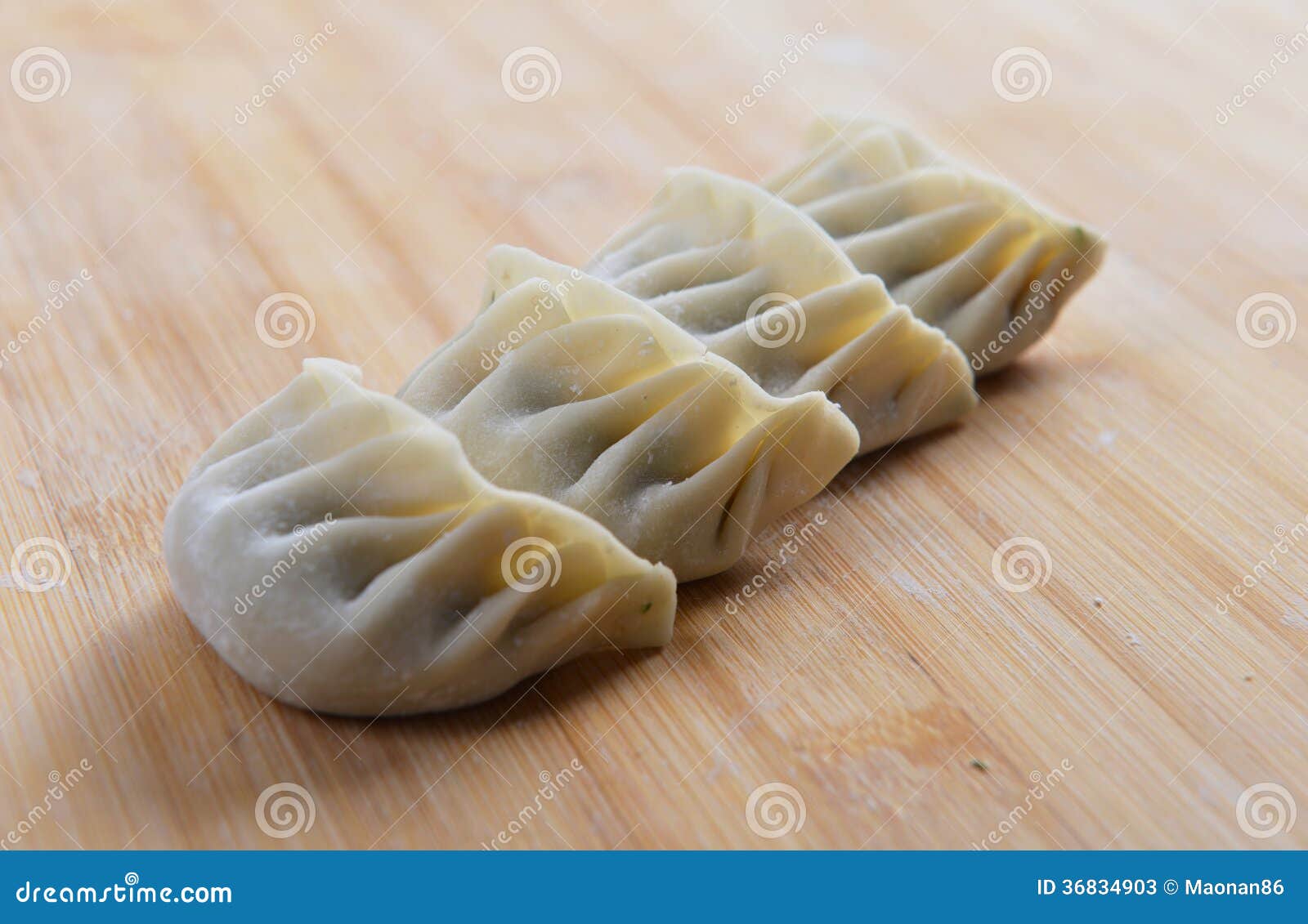 Four dumplings stock image. Image of spring, handmade - 36834903
