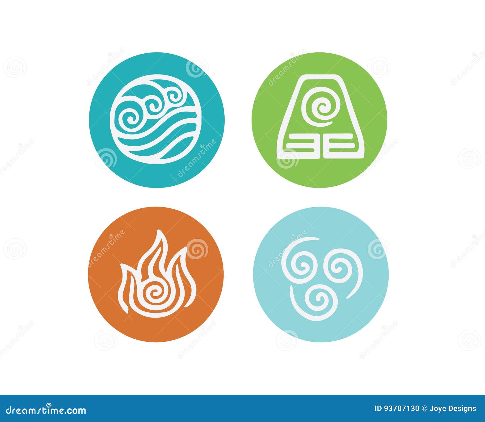 Four element stock illustration. Illustration of white - 93707130