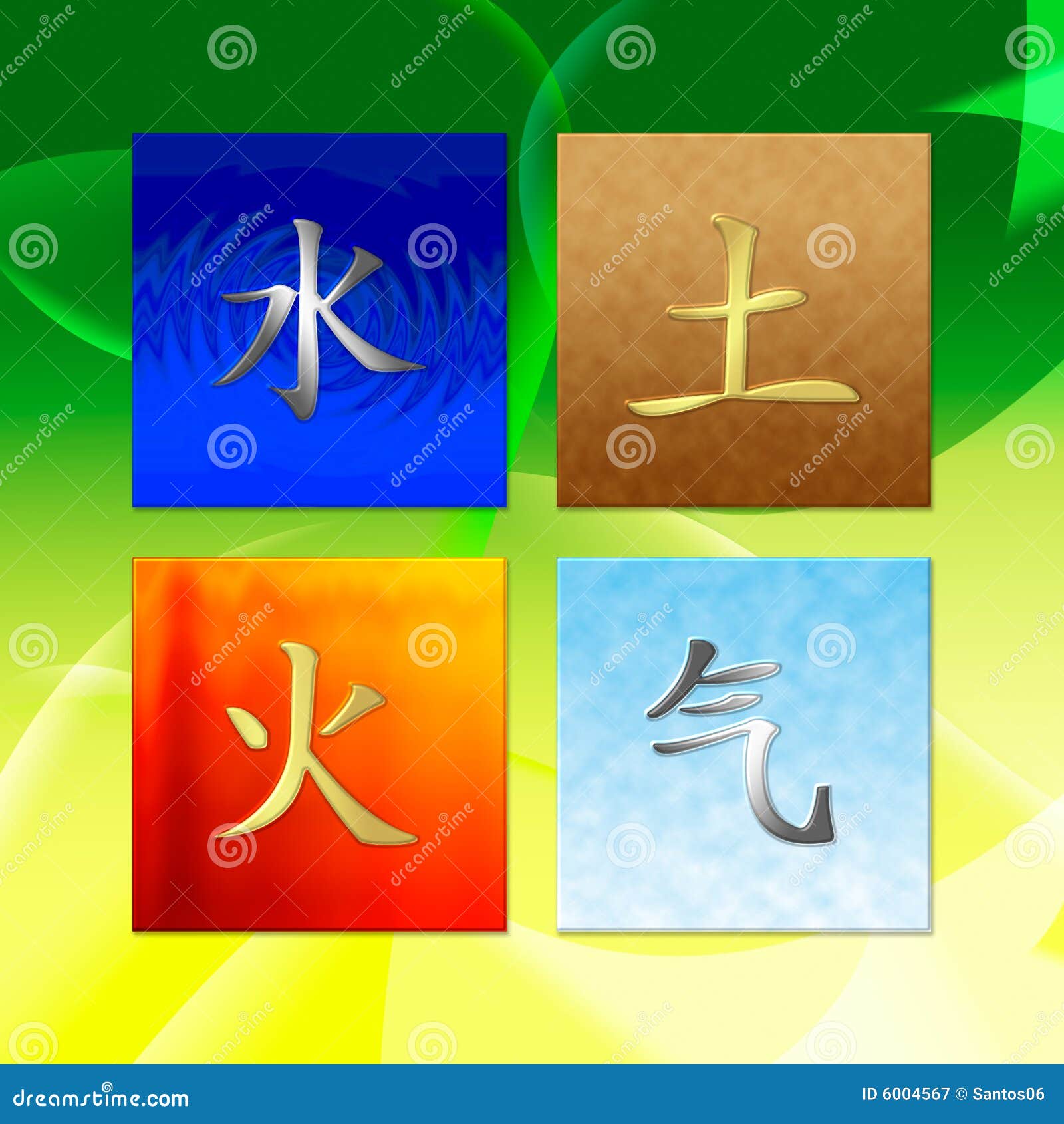 Four elements stock illustration. Illustration of belonging - 6004567