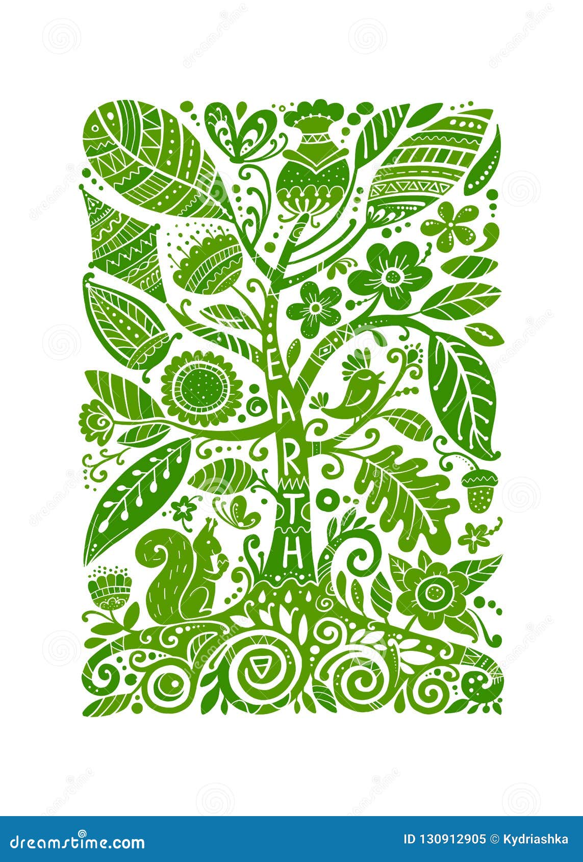 Four Elements Icons, Line, Triangle And Round Symbols Set Template. Air ...