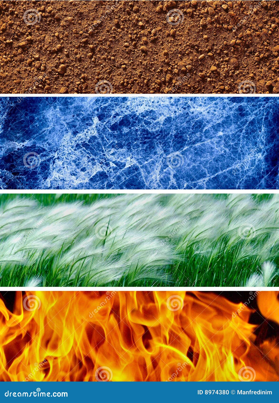 Four Elements of the Nature # 2 Stock Photo - Image of fire, nature ...