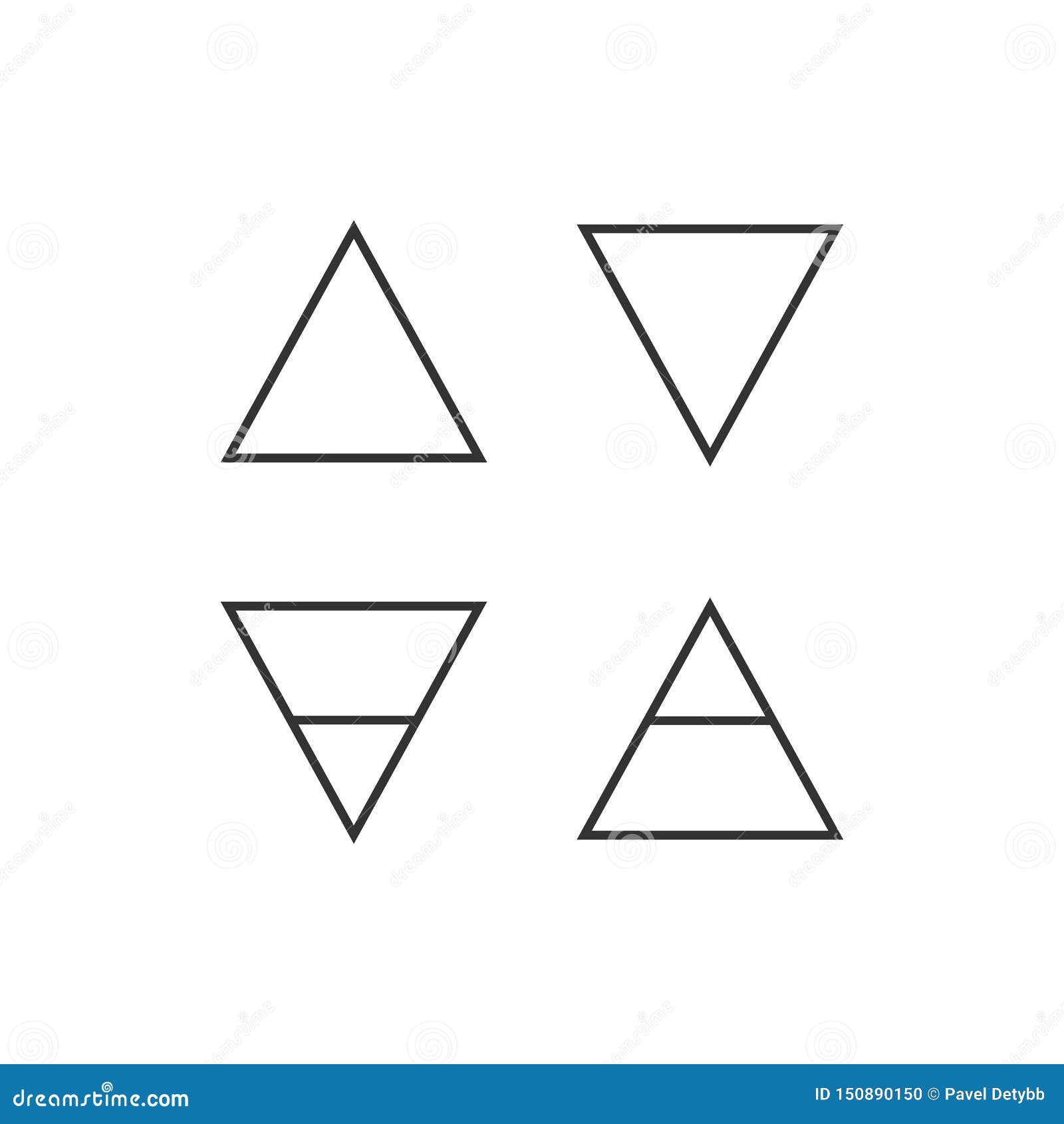 Four Elements Symbol Icon. Vector Illustration, Flat Design Stock ...