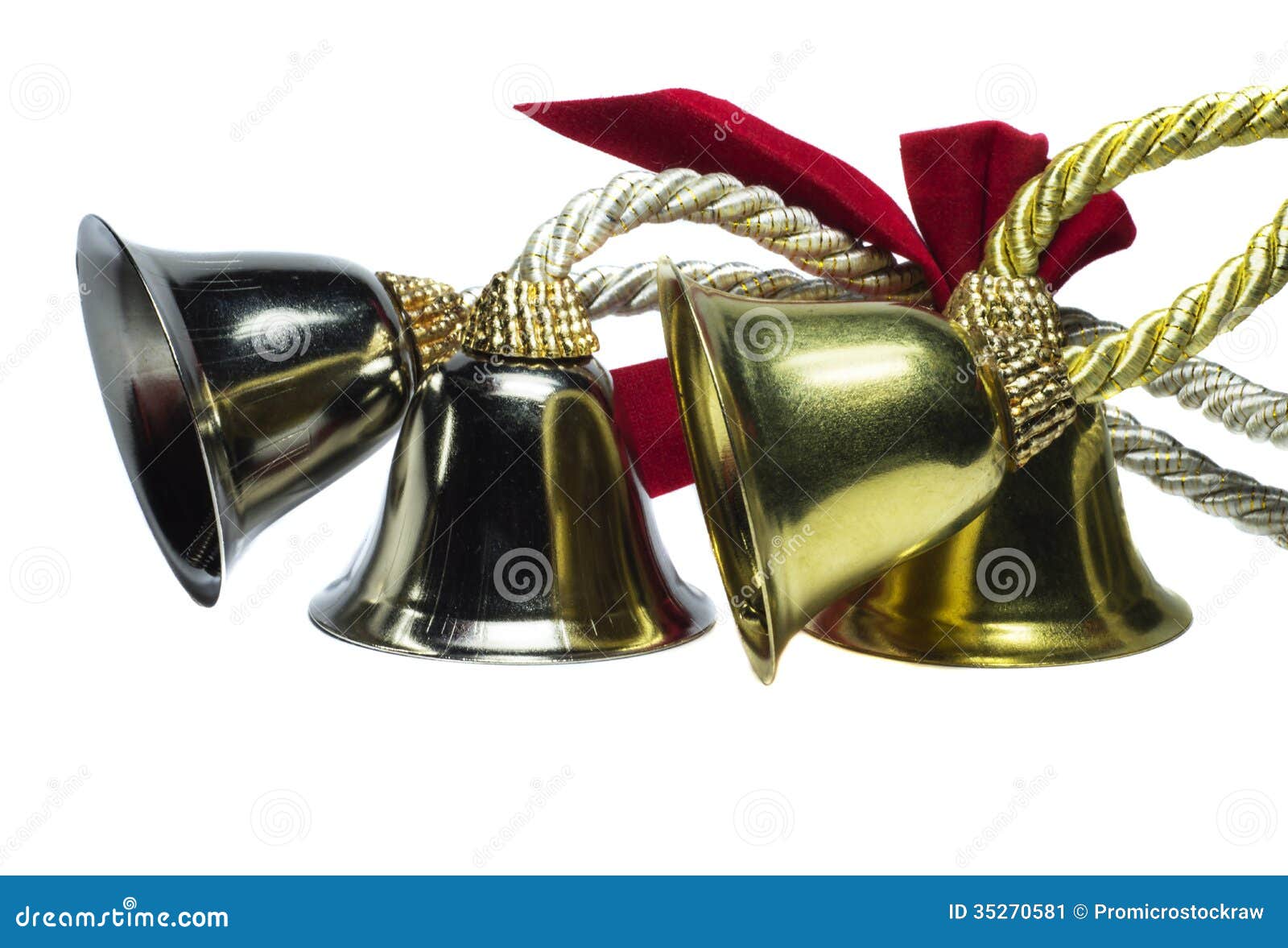Four Exotic Christmas Bells Stock Image - Image of decor, closeup: 35270581