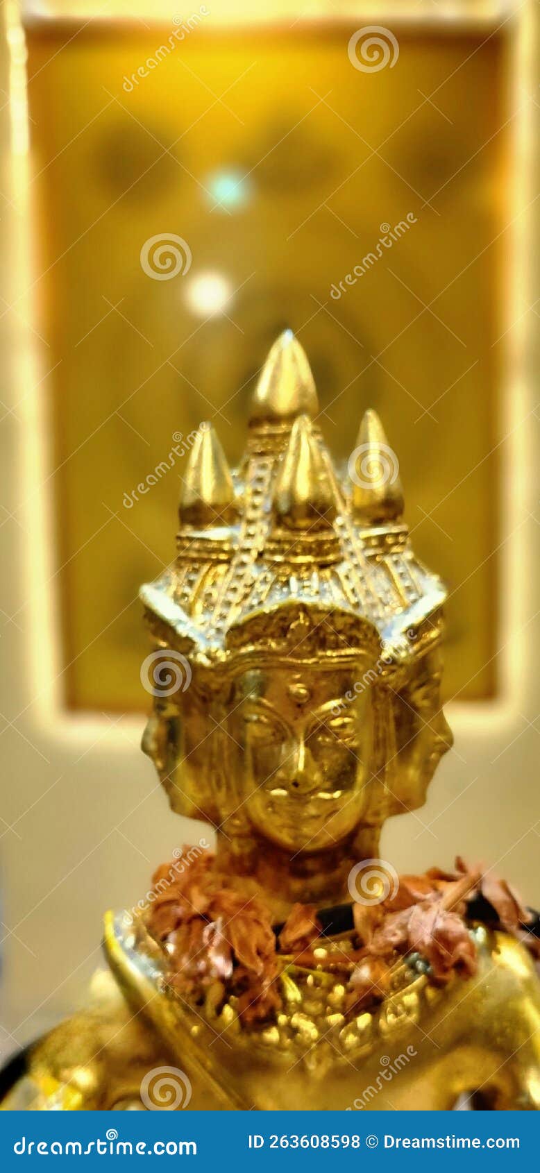 FOUR FACES BUDDHA BRAHMA or PHRA PHOM Stock Photo - Image of four ...