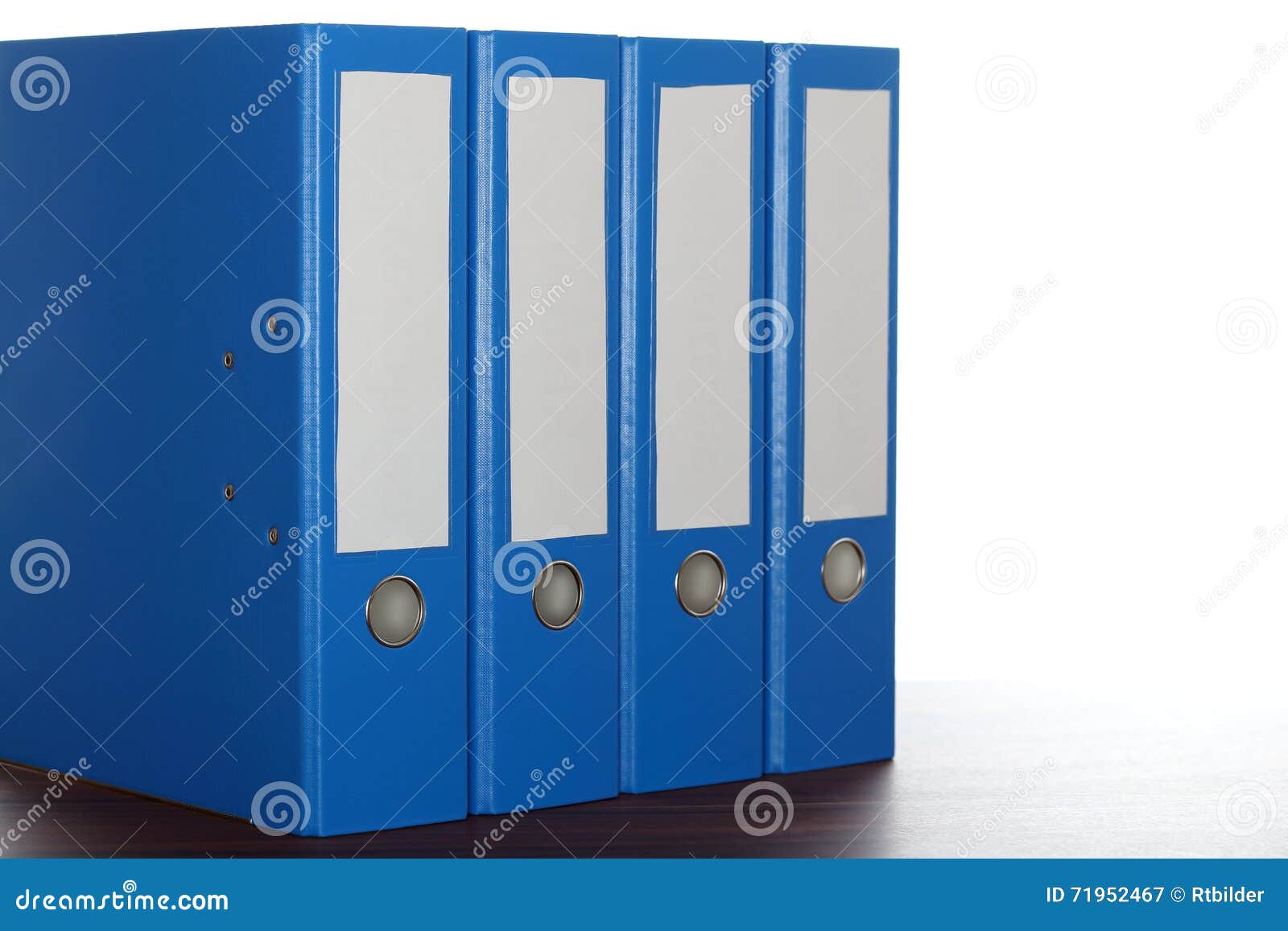 Four file folders stock image. Image of portfolio, data - 71952467