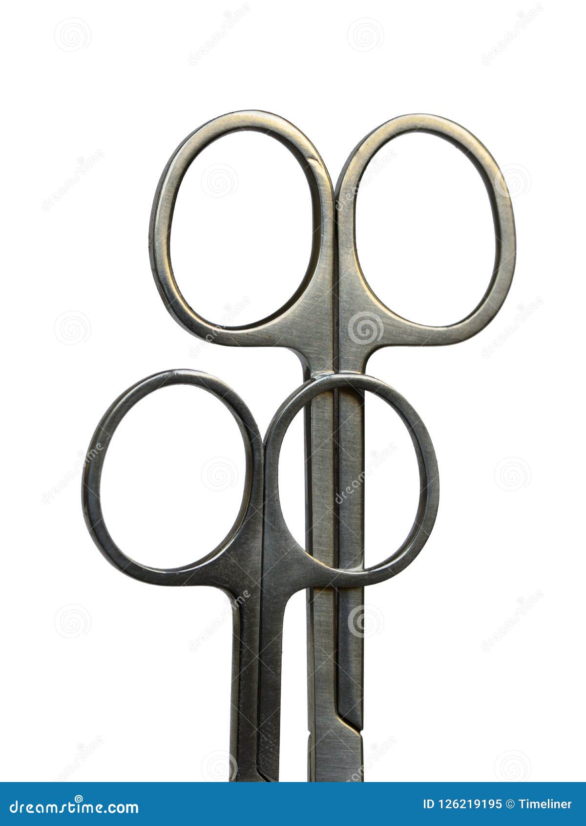 Scissors pair stock image. Image of handle, isolated - 126219195