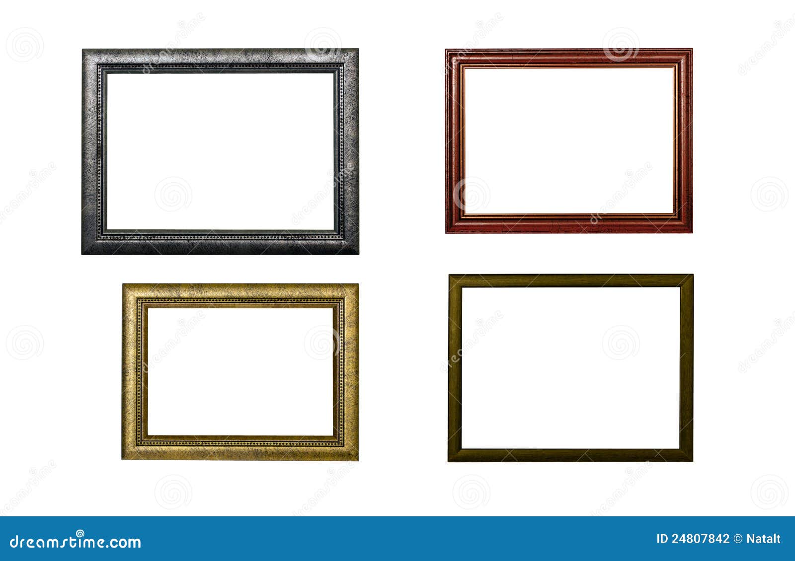 Four Frames On Wall Royalty-Free Stock Photography | CartoonDealer.com ...