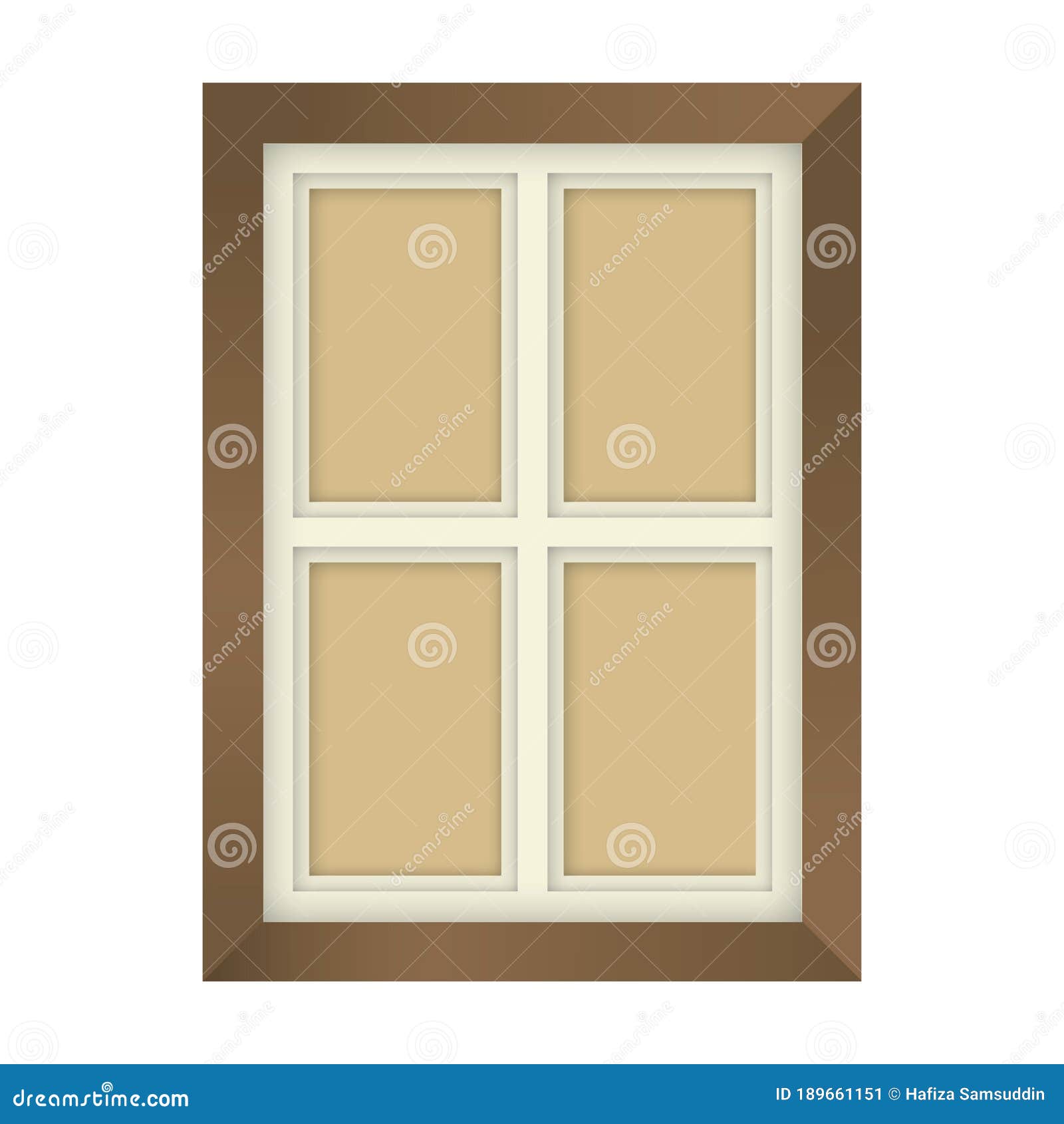 Four Frames. Vector Illustration Decorative Design Stock Vector ...