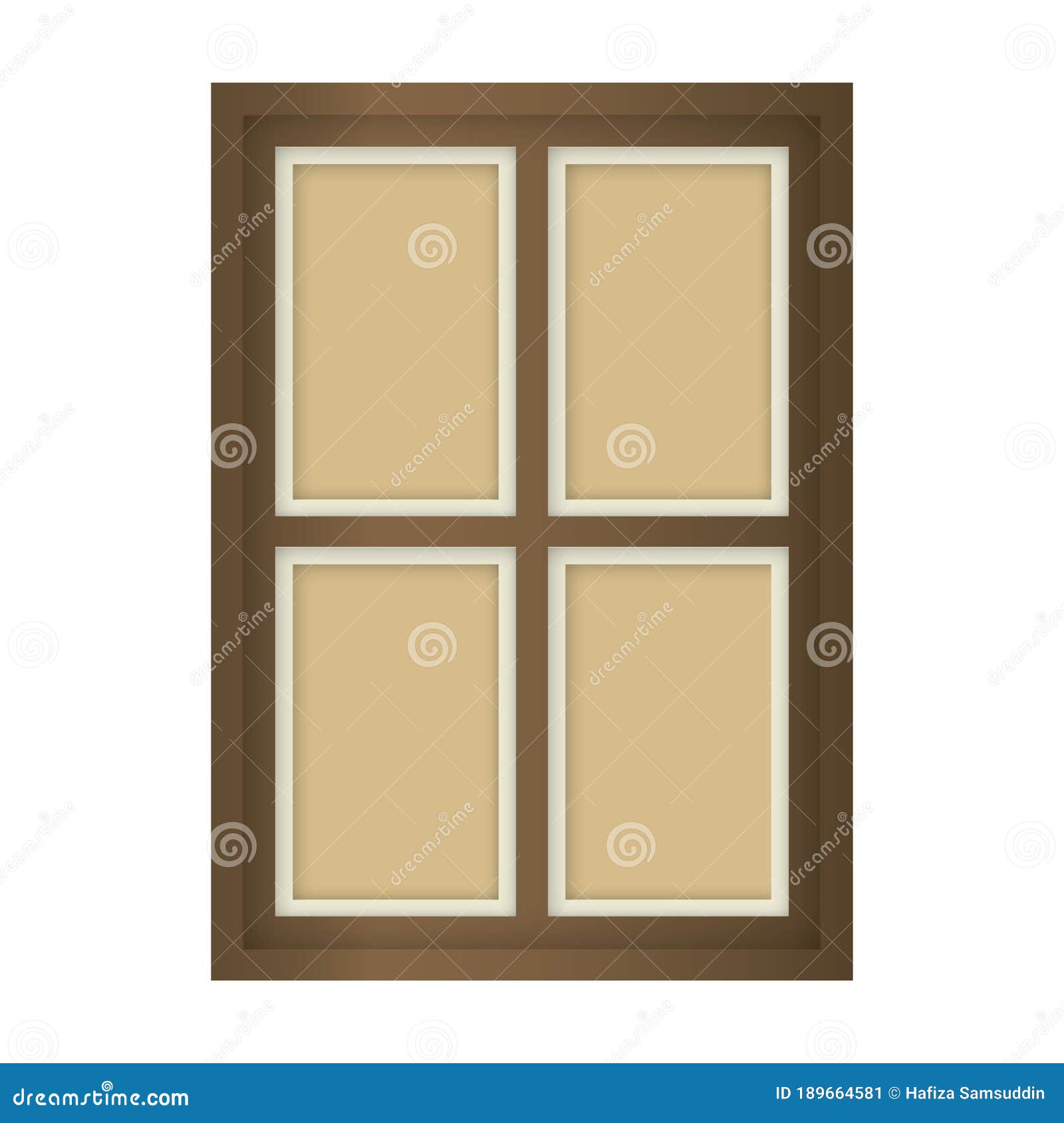 Four Frames. Vector Illustration Decorative Design Stock Vector ...