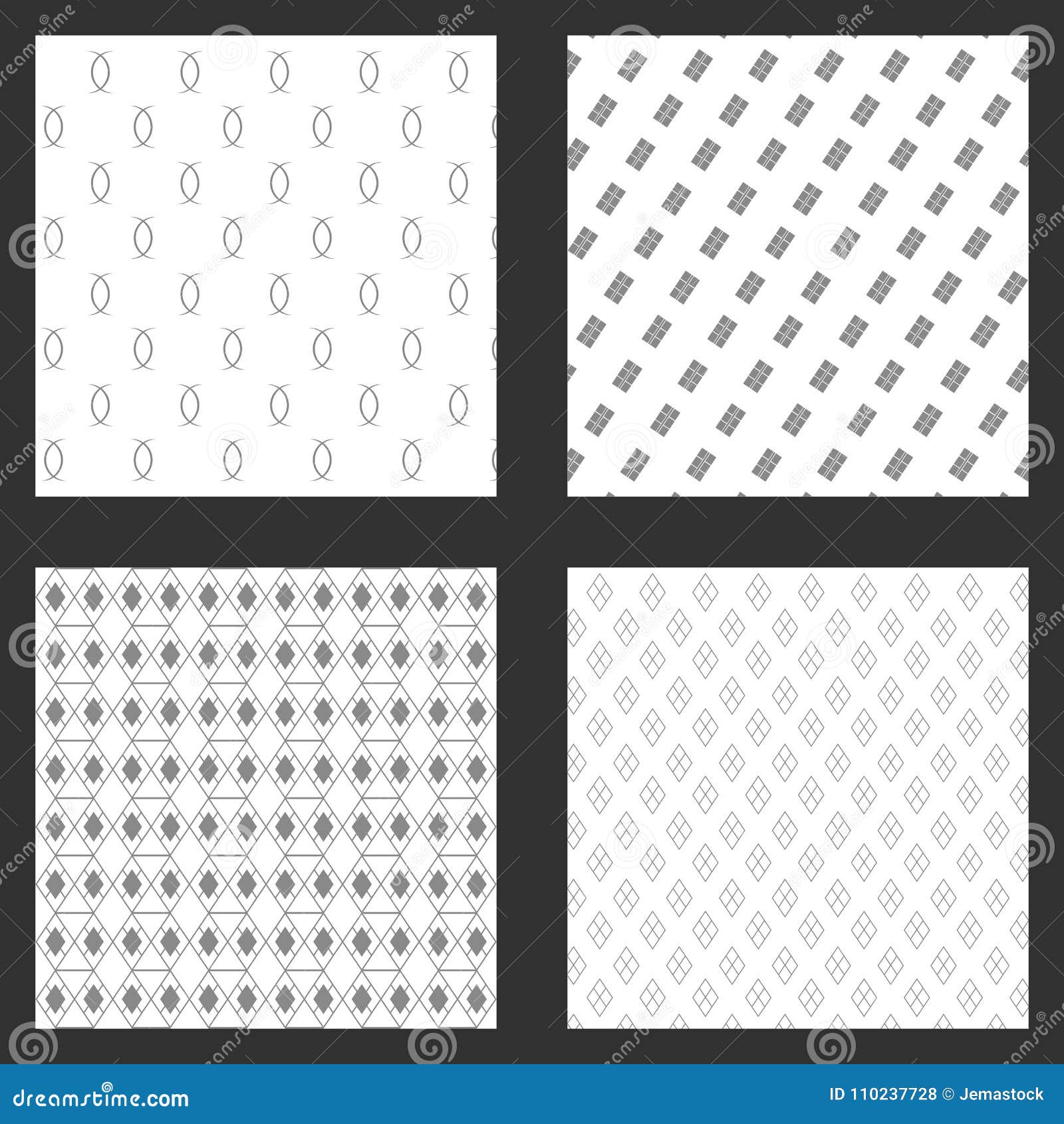 Four Frames of Wallpapers Design Stock Vector - Illustration of design ...