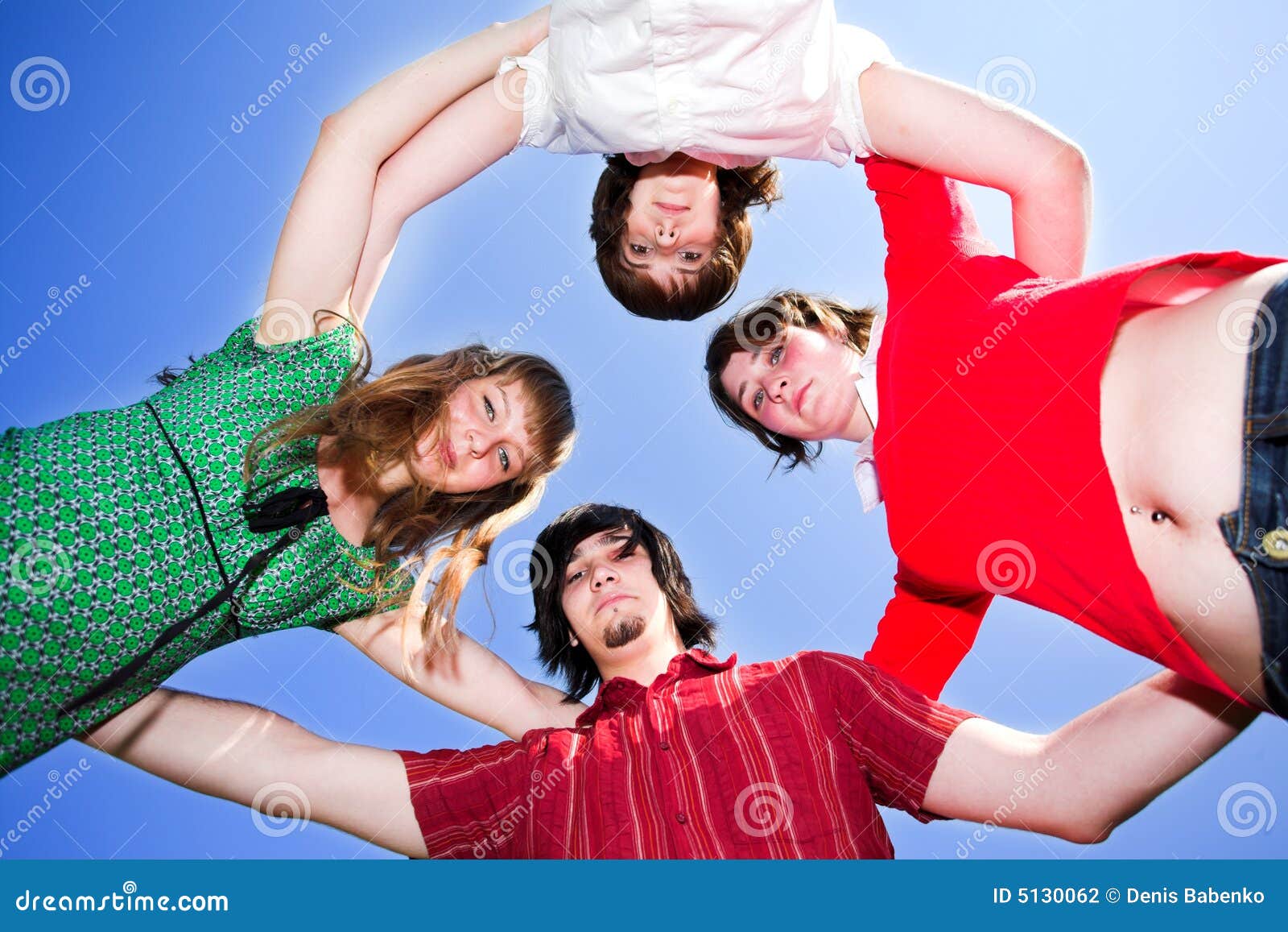 Four friends circle stock photo. Image of male, party - 5130062