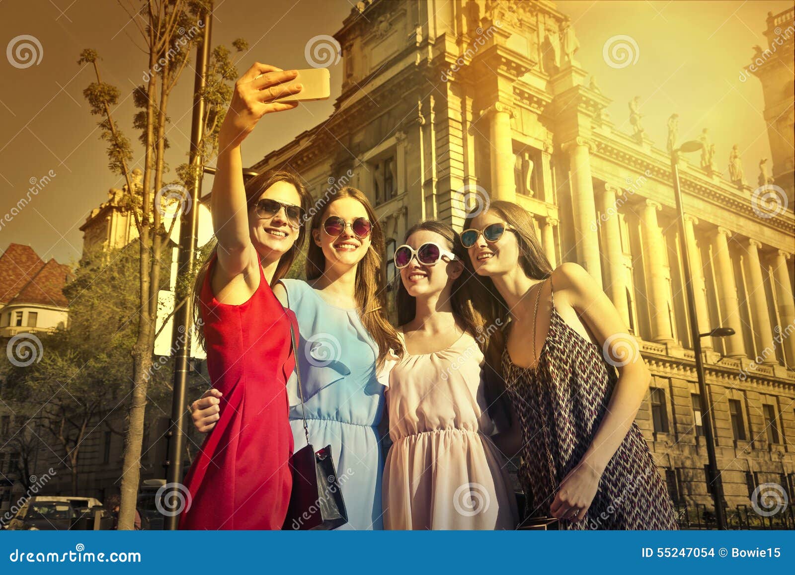 Four friends stock photo. Image of tour, travel, group - 55247054