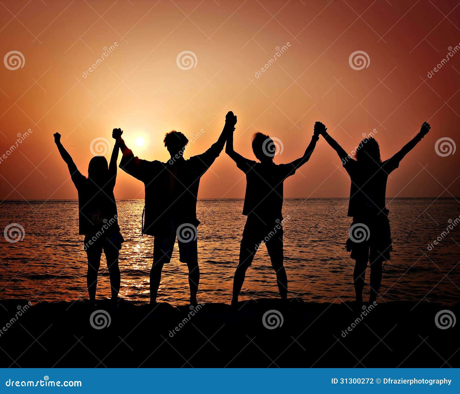 Four Friends stock photo. Image of leaders, orange, japan - 31300272
