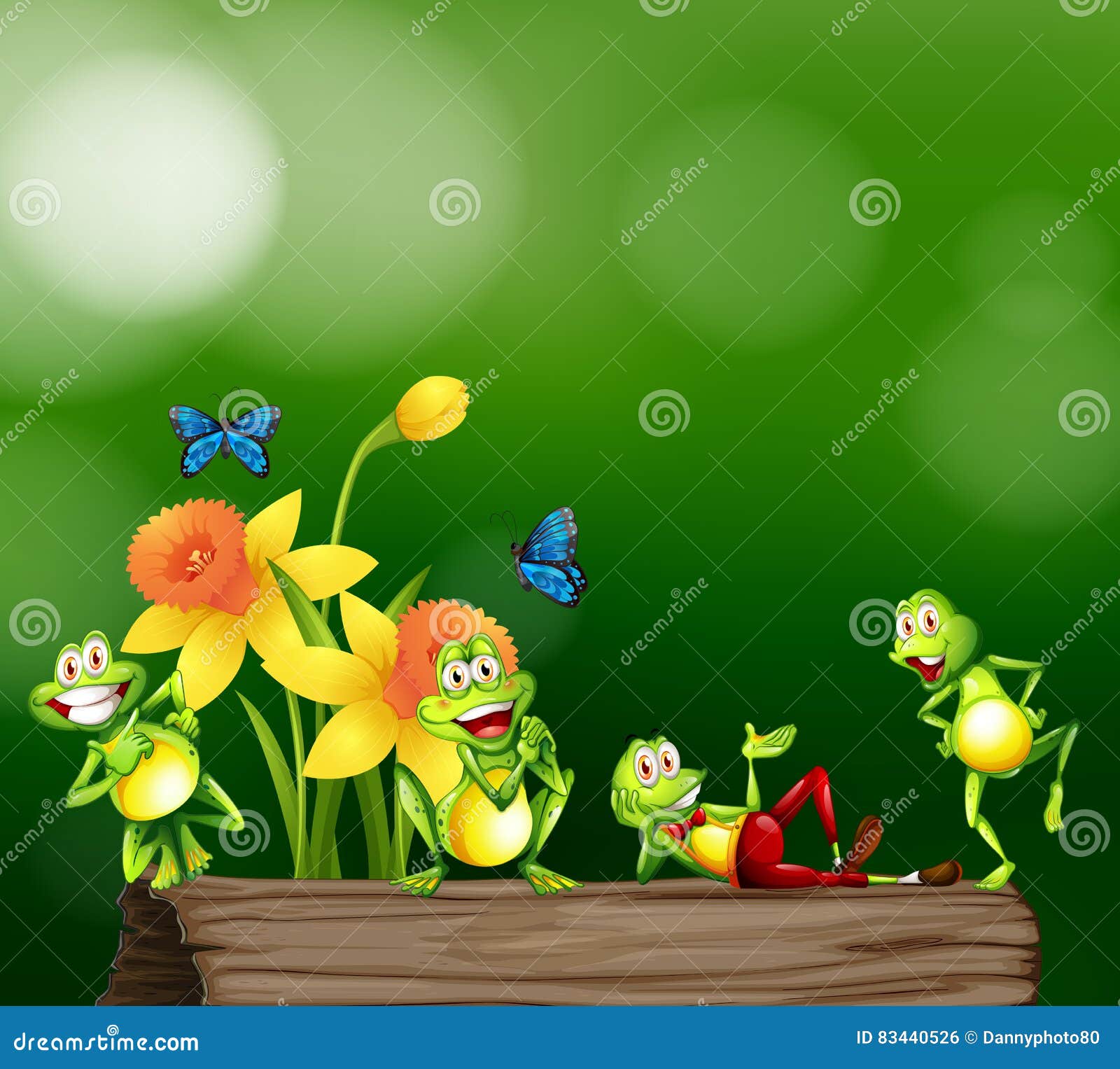 Four Frogs Caught A Mosquito, A Fly And A Dragonfly. Guess Which Of ...