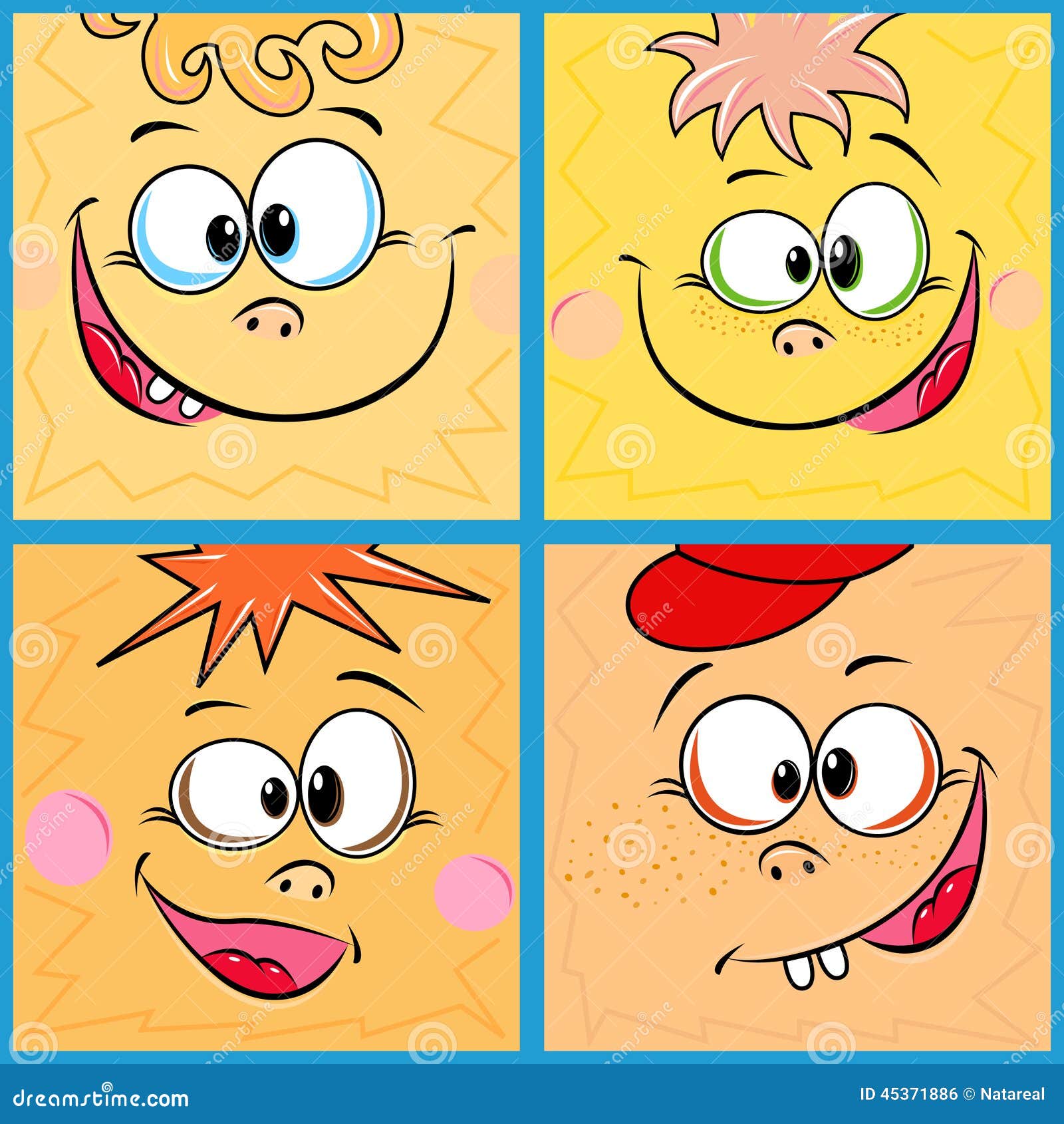 Goofy Faces Drawings