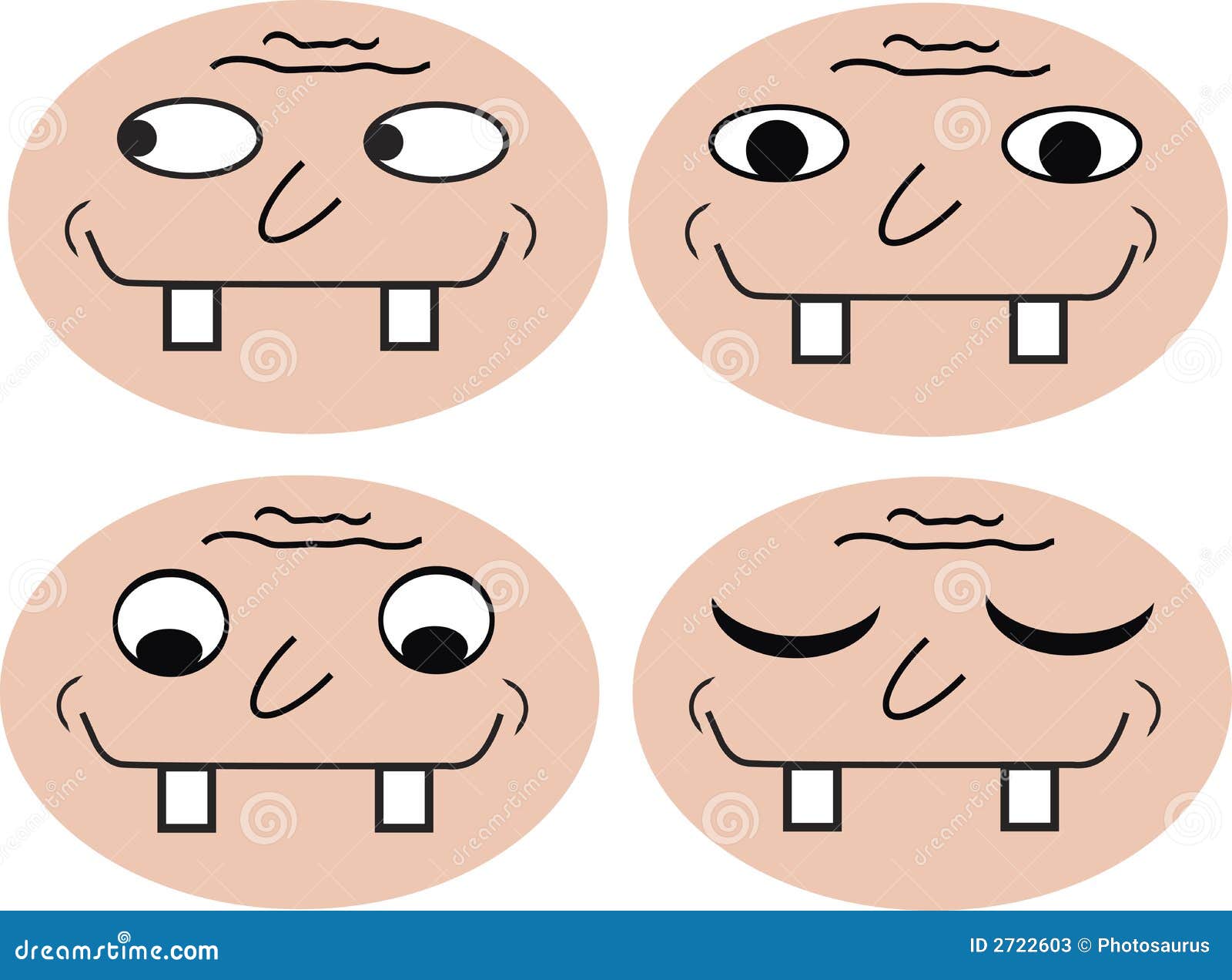 Four Funny Faces Picture. Image: 2722603