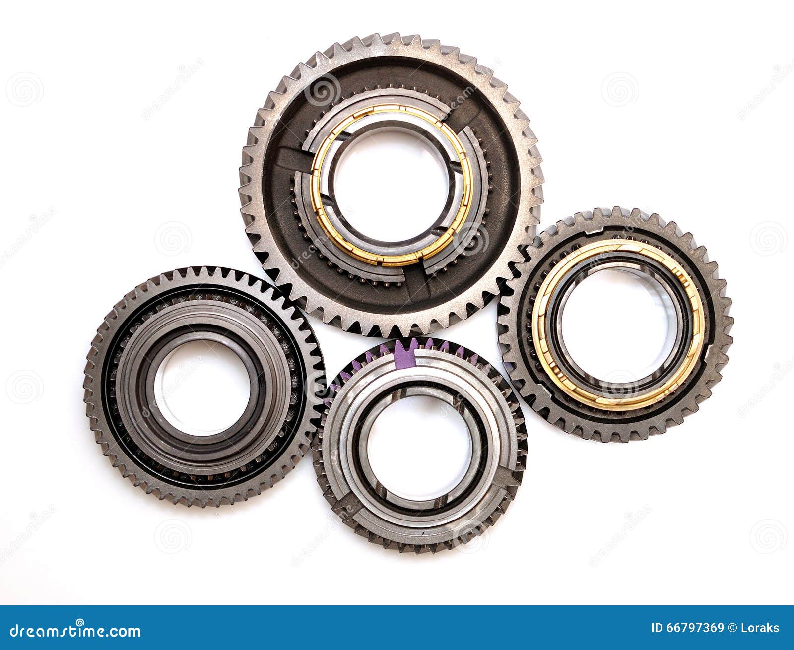 Four gears isolated. stock image. Image of spin, gear - 66797369