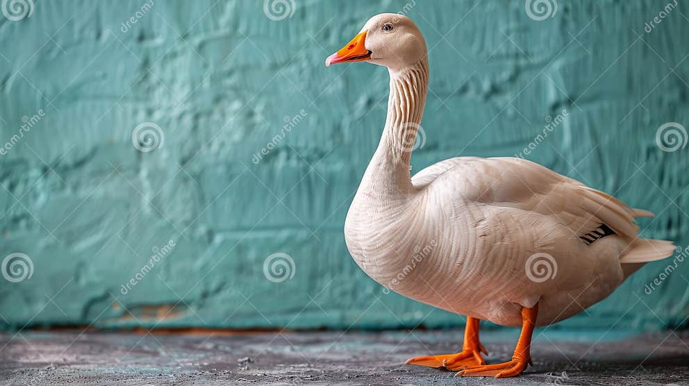 Four Geese Posing in Warm Sunset Light Stock Photo - Image of grass ...