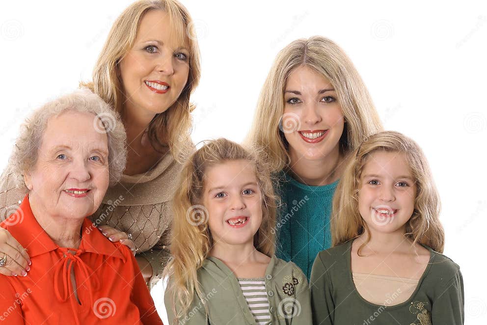 Four generations picture stock photo. Image of daughter - 3749698