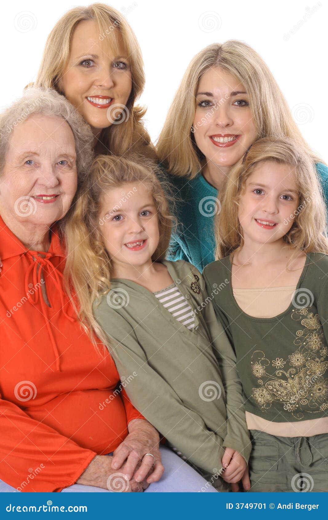 Four generations picture stock image. Image of attractive - 3749701
