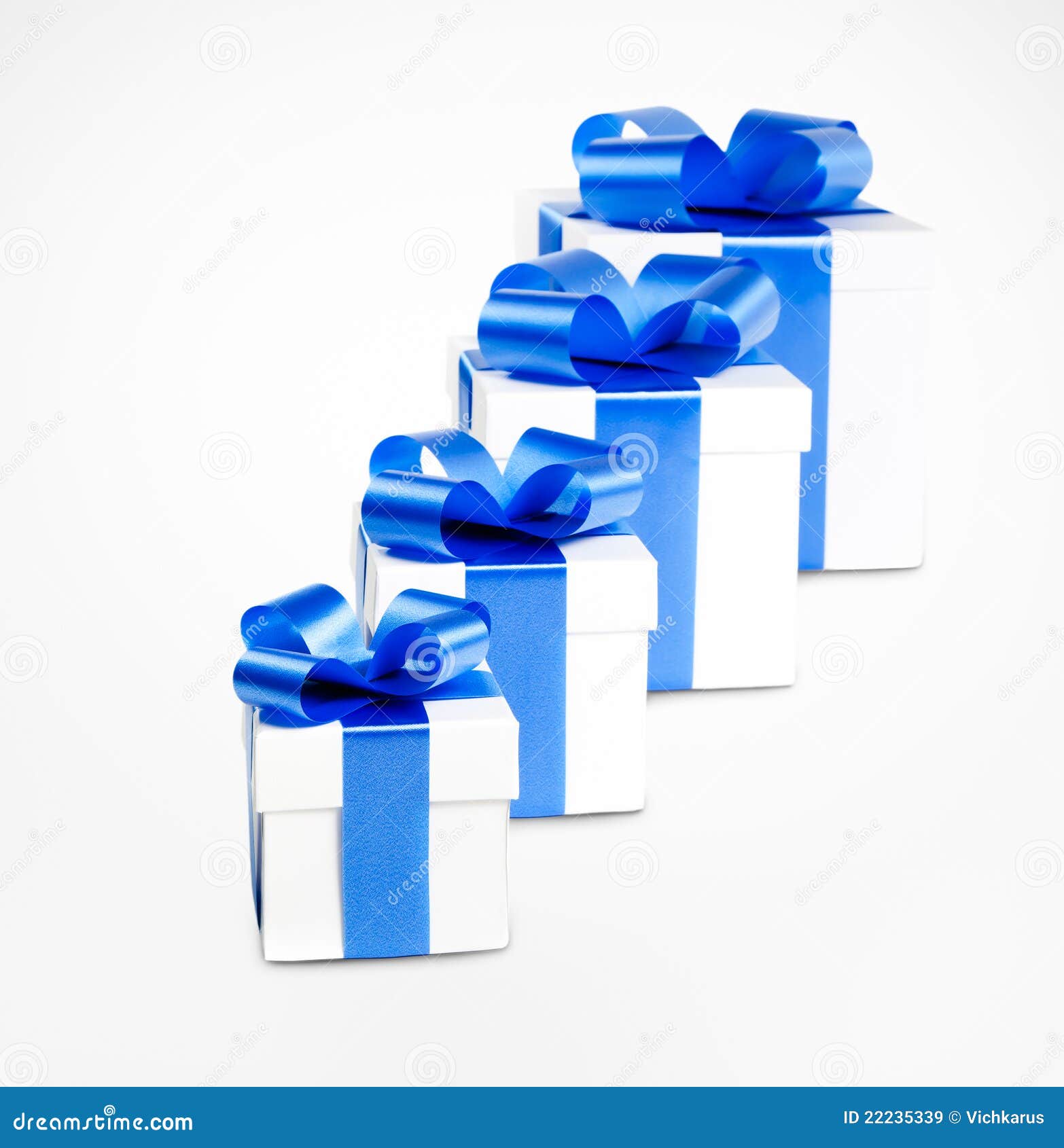 Four gift boxes stock image. Image of greeting, elegant - 22235339