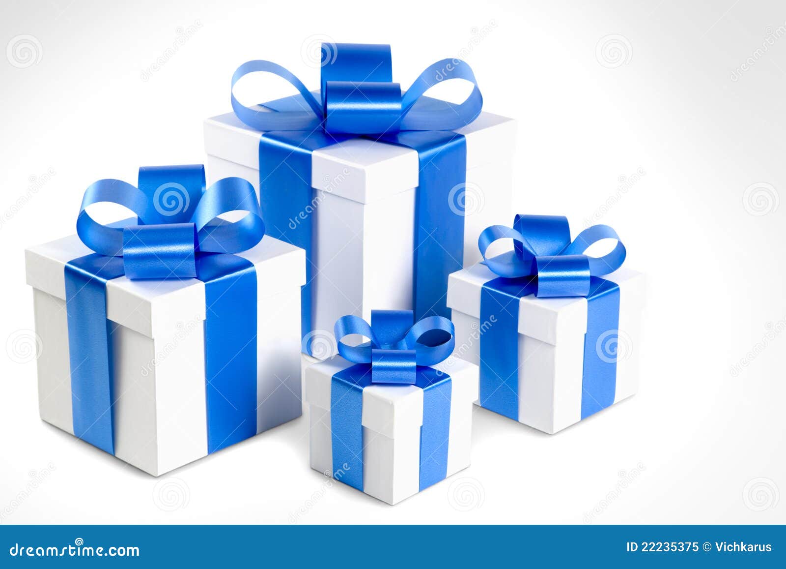 Four gift boxes stock image. Image of size, birthday - 22235375