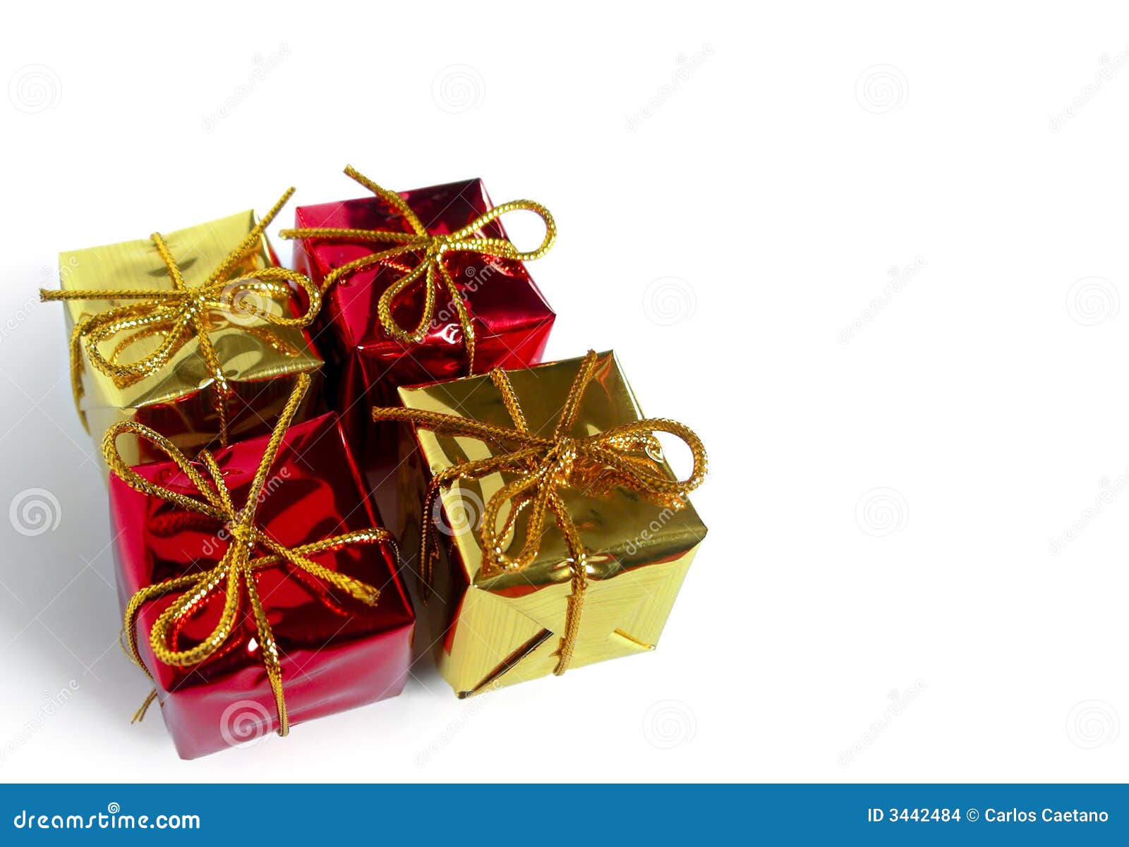 Four Gifts stock photo. Image of closeup, december, decorative - 3442484