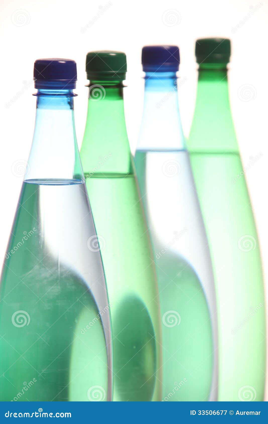 Four glass bottle stock image. Image of whitebackground - 33506677