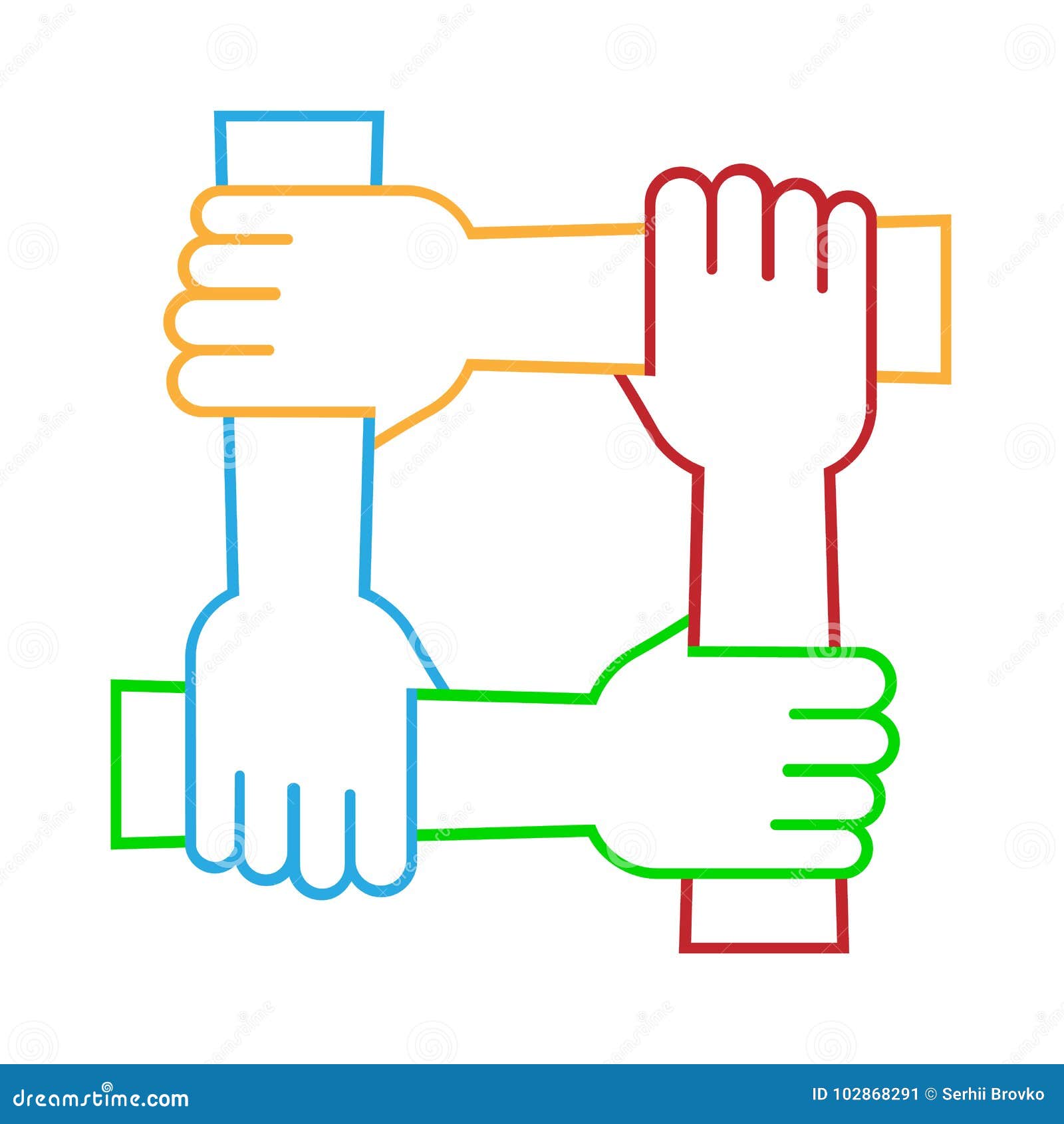 Four Hands Hold Together for the Wrist Other. Four Connected Hands ... Four Hands Hold Together for the Wrist Other. Four Connected Hands ...