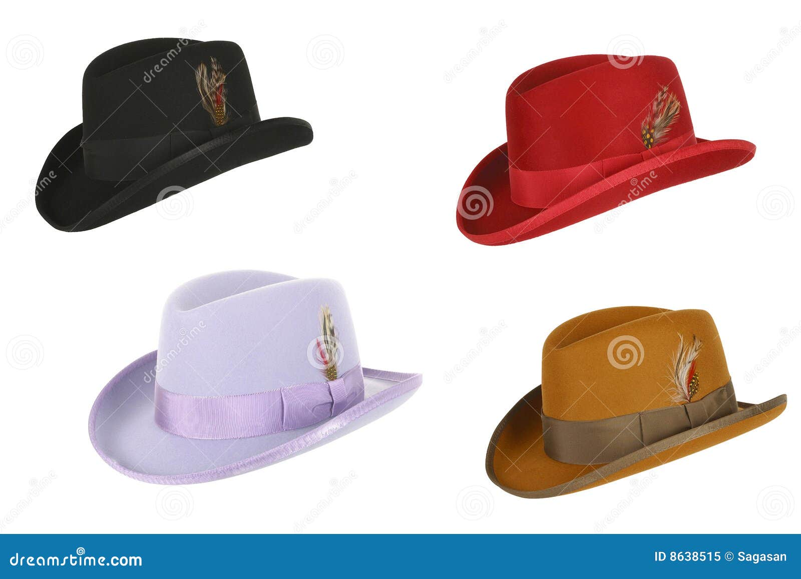 Four Hats Royalty Free Stock Photo - Image: 8638515