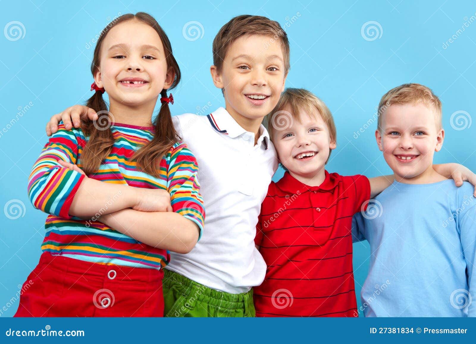 Four having fun stock photo. Image of childhood, emotion - 27381834