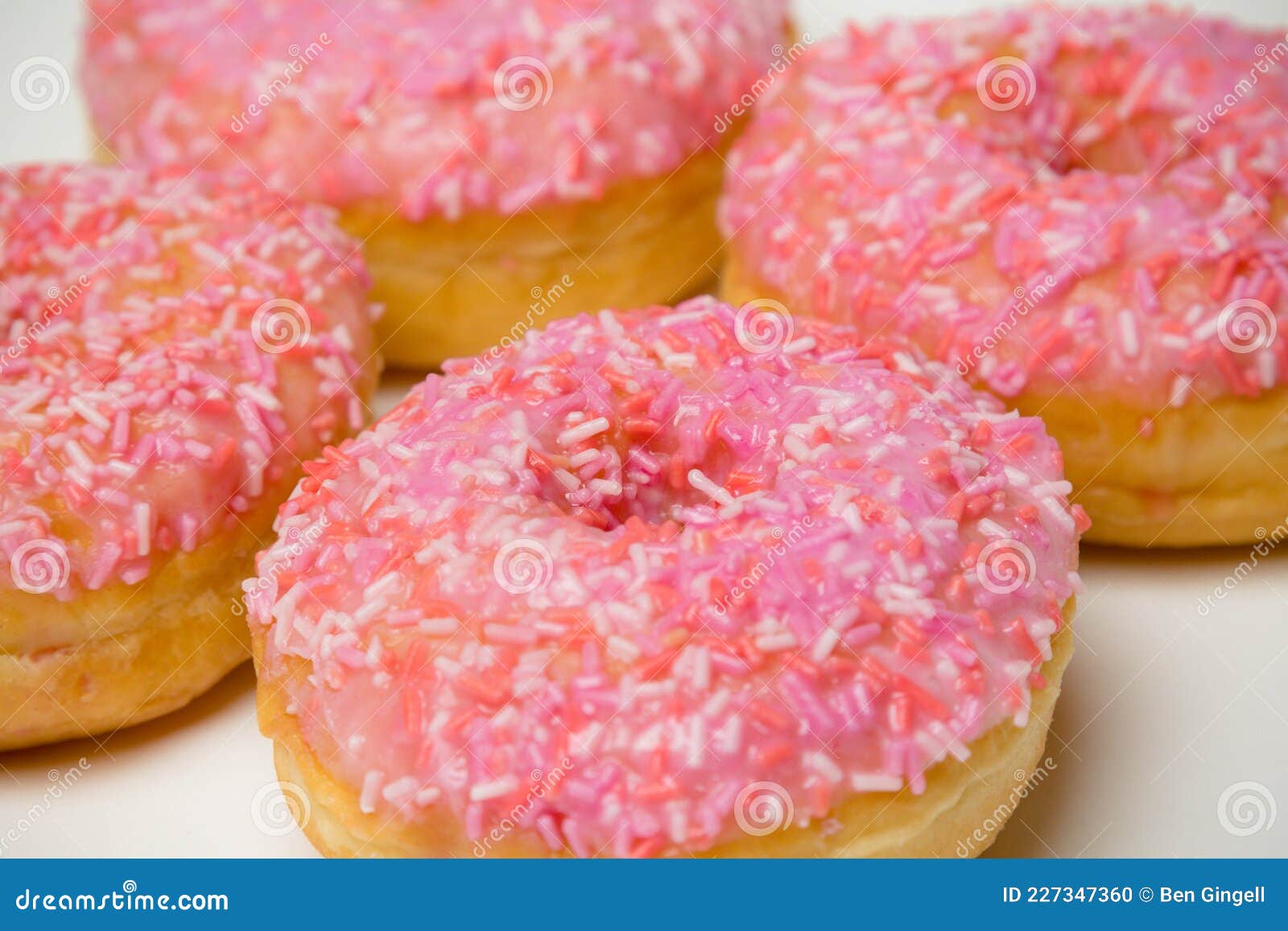 Iced Ring Donuts stock photo. Image of donuts, cake - 227347360