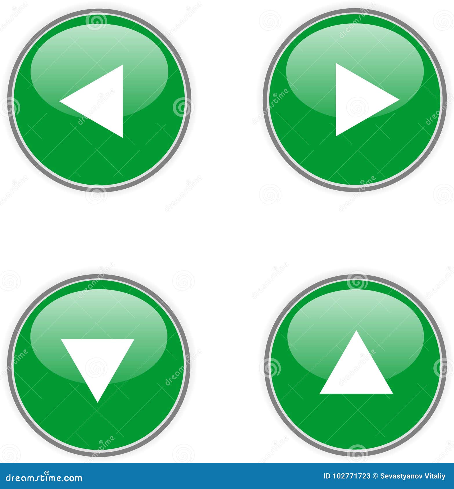 Icons Four Arrow stock illustration. Illustration of business - 102771723