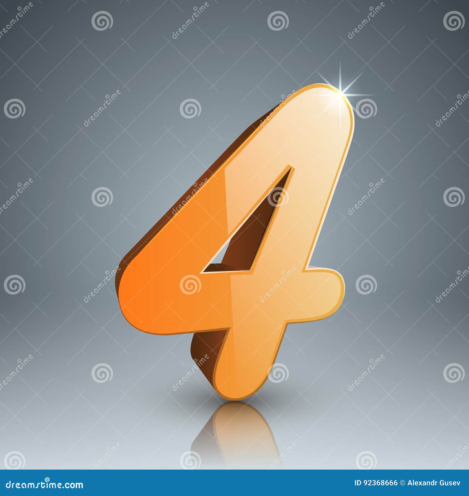 Four Icon on the Grey Background Stock Vector - Illustration of surface ...