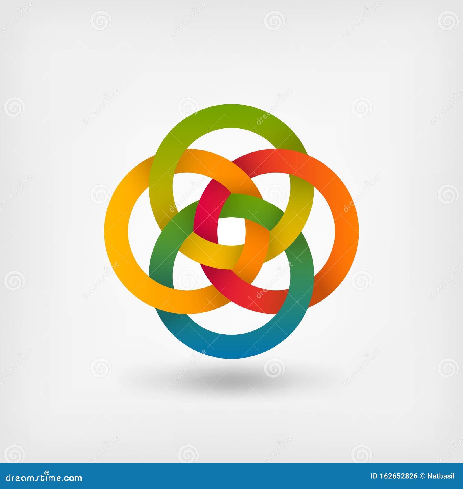 Four Interlocking Stock Illustrations – 778 Four Interlocking Stock ...