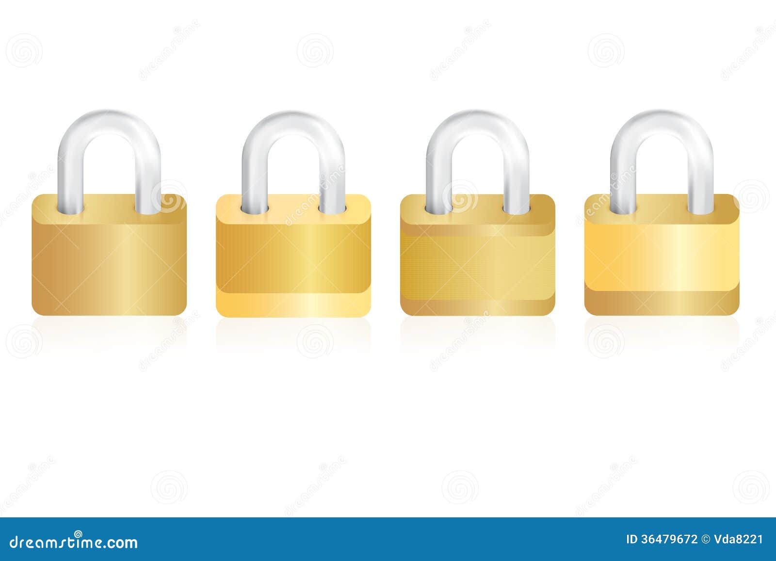 Gold Locks Combination. Realistic Rotating Secret Unlock Code Font ...