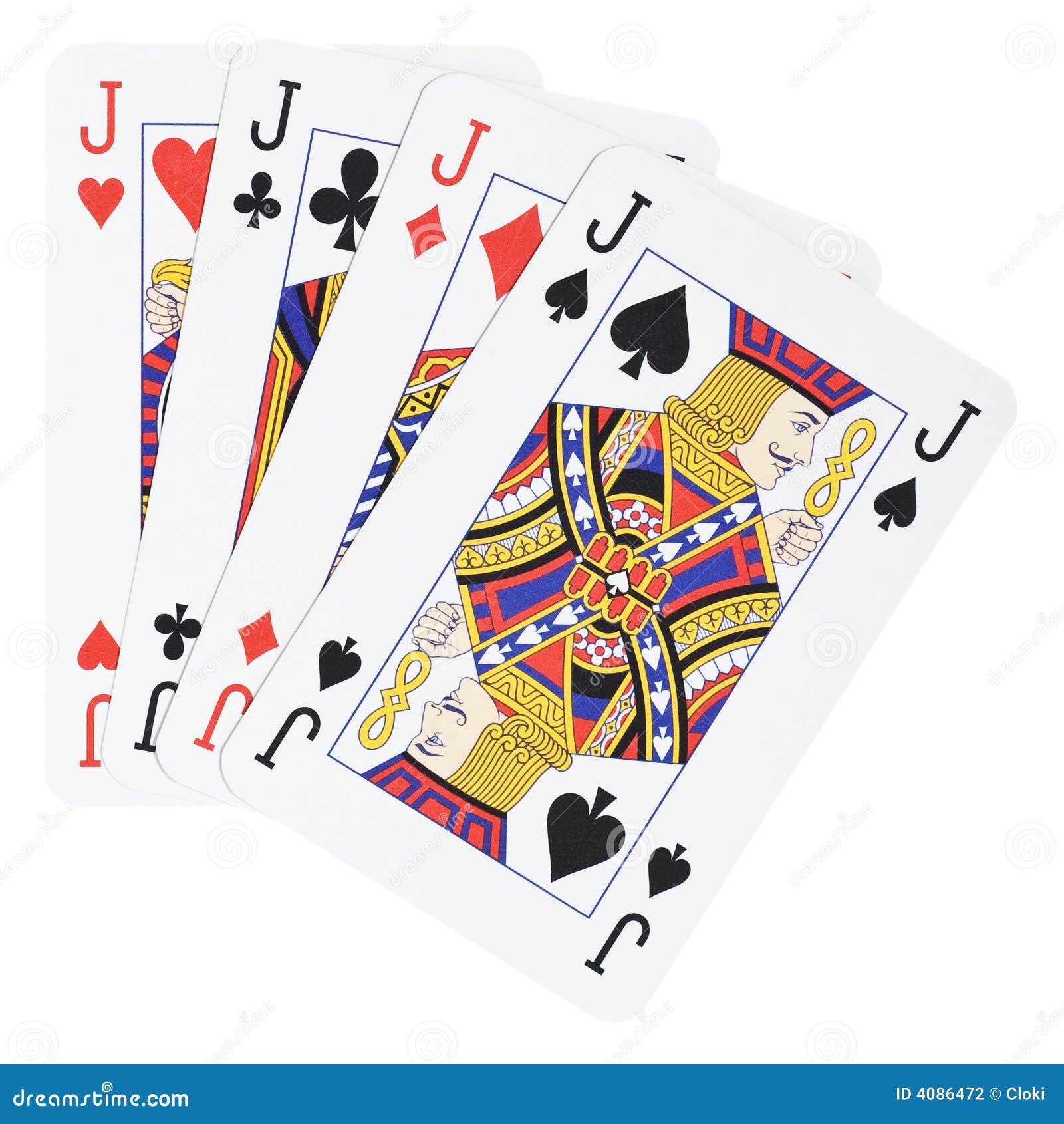 Four Jacks stock photo. Image of gambling, queen, isolated - 4086472