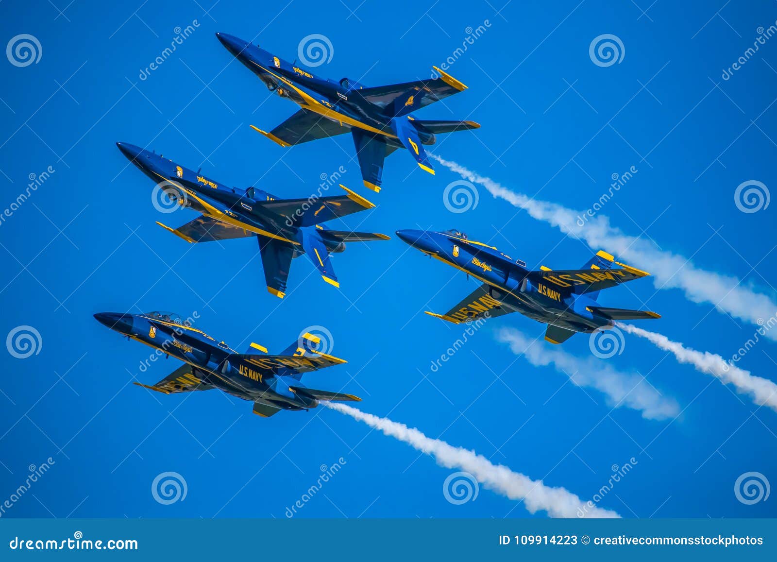 Four Jet Plane On Sky Picture. Image: 109914223