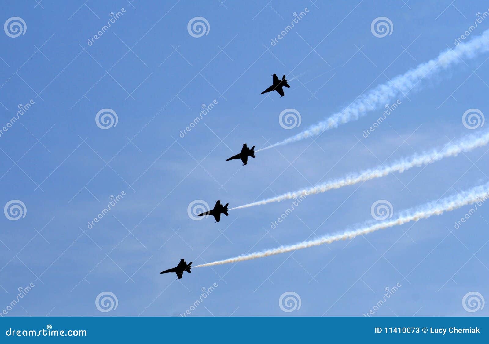 Four Jets stock image. Image of aircraft, airplane, maneuver - 11410073