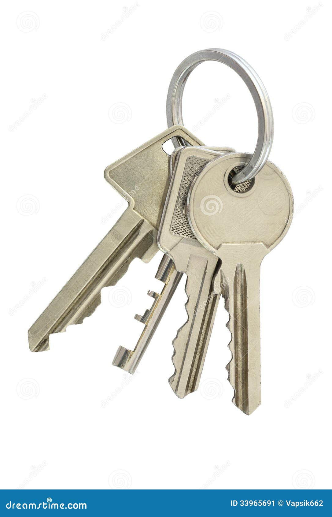 Four keys stock image. Image of pocket, door, everyday - 33965691