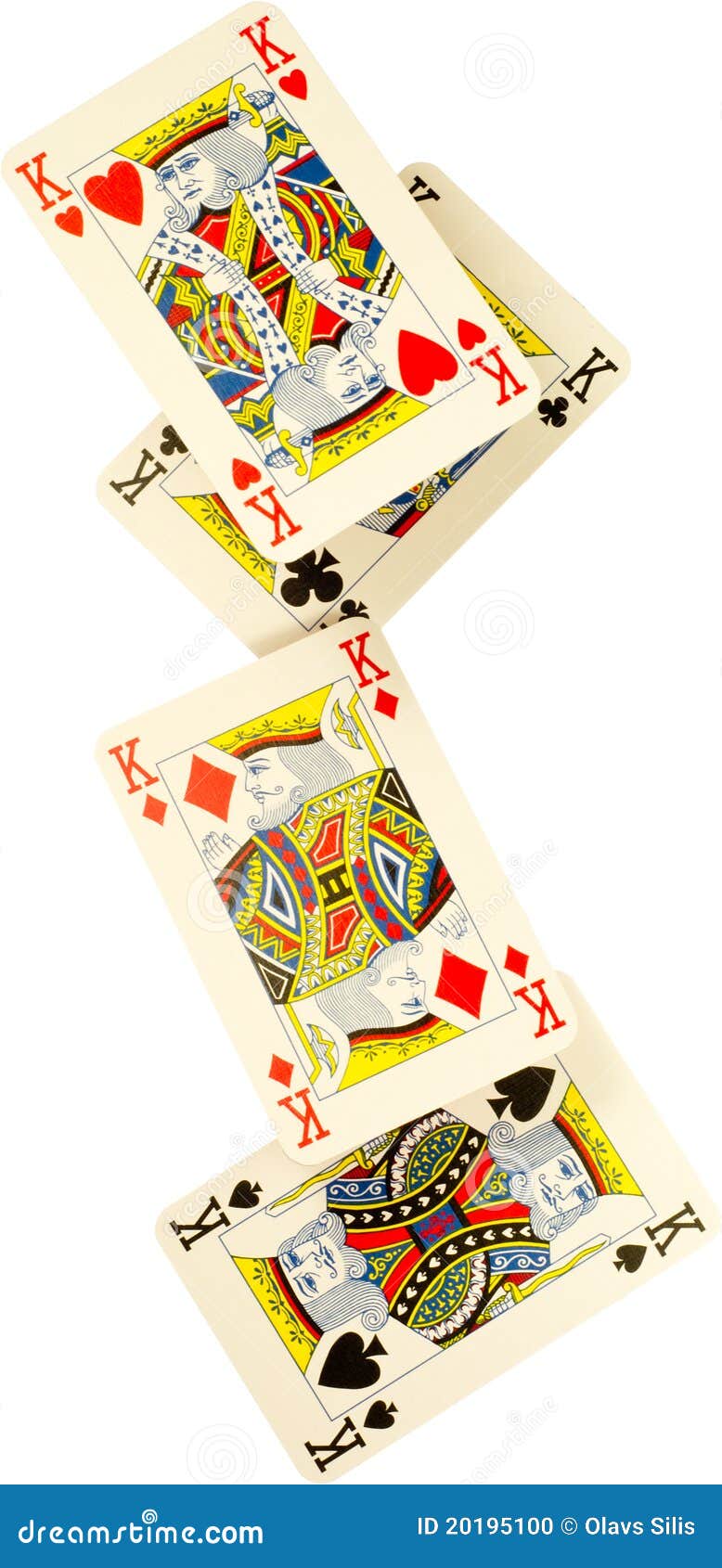 Four kings falling stock photo. Image of casino, diamond - 20195100