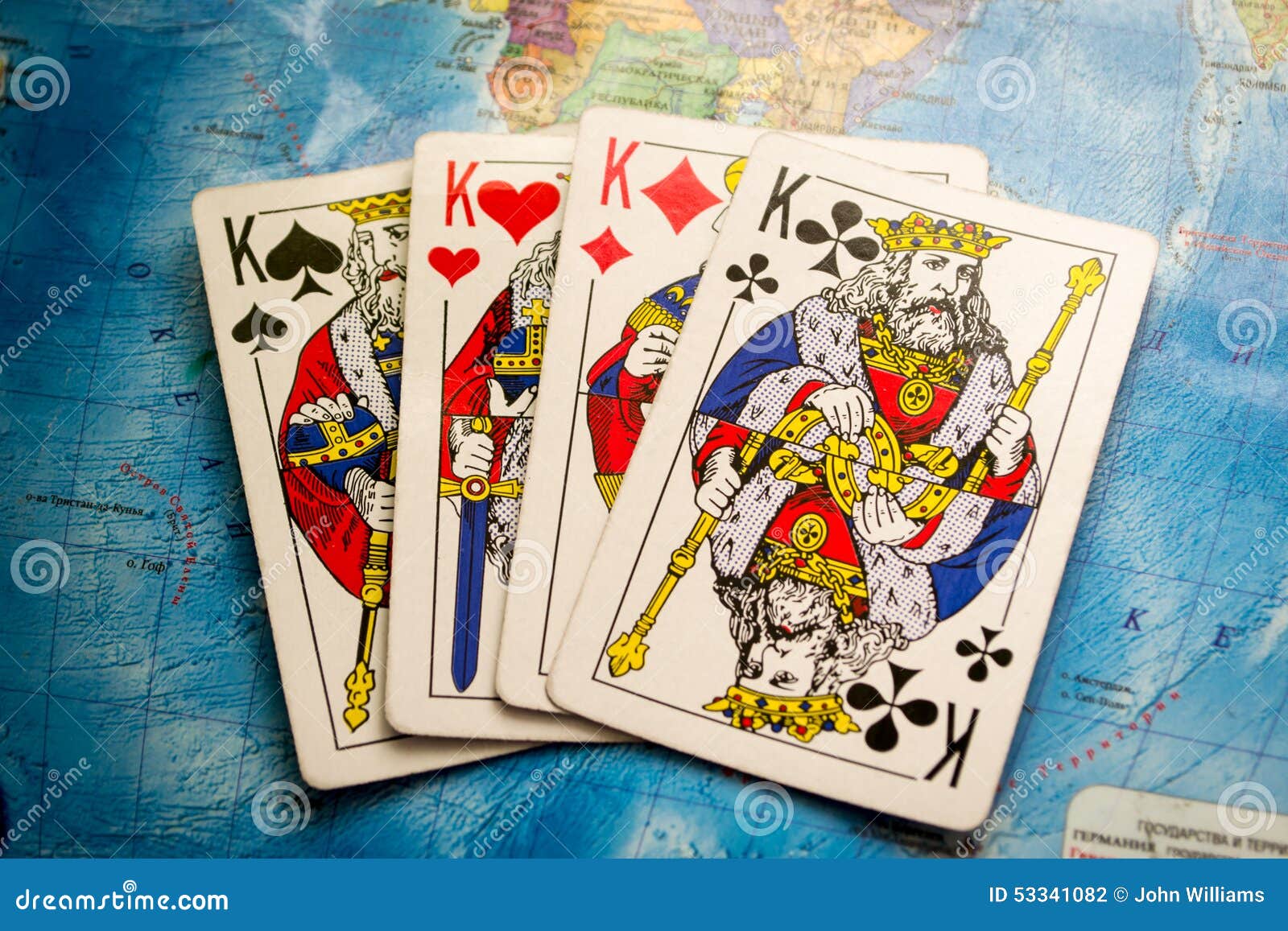 Four Kings stock photo. Image of king, blackjack, leisure - 53341082