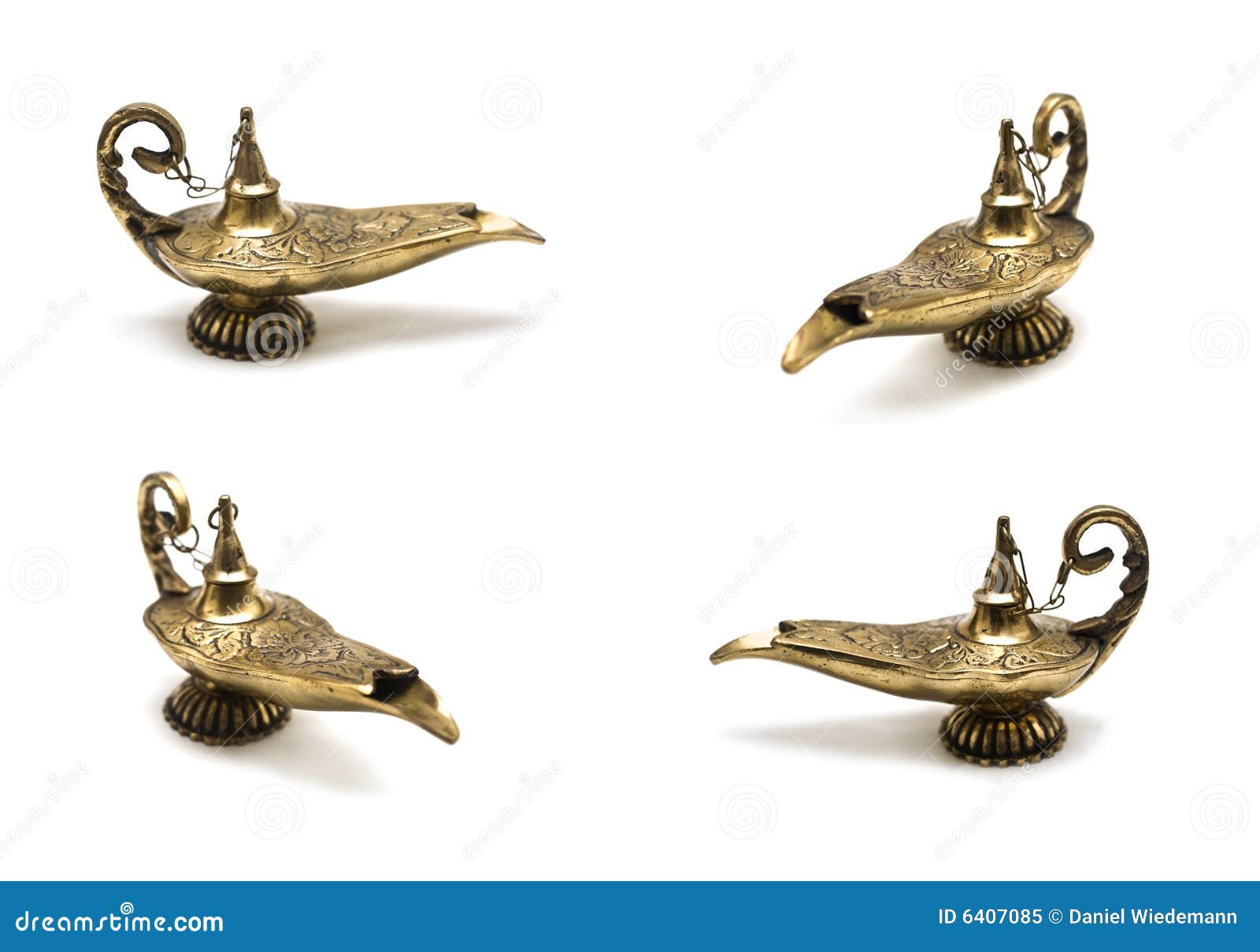 Four Lamp Set stock image. Image of genie, ancient, bronze - 6407085