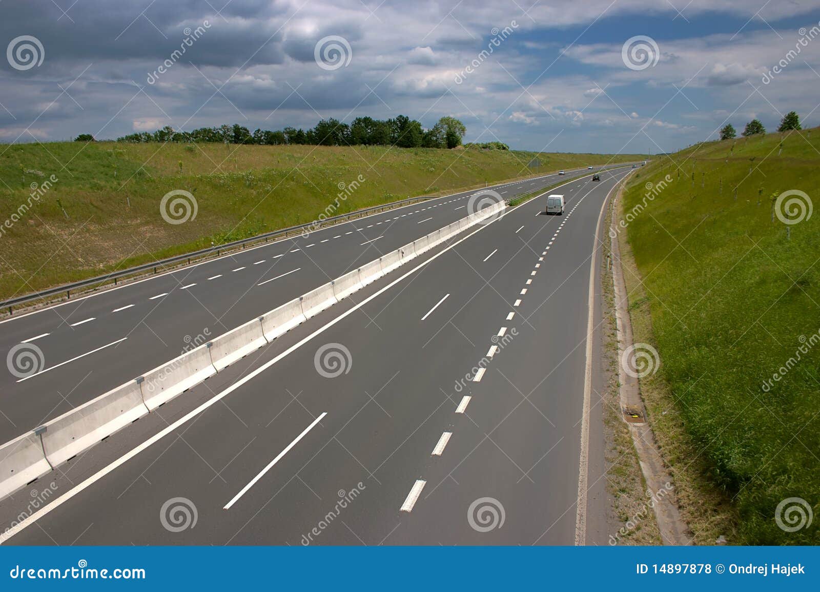Four lane highway stock photo. Image of country, landscape - 14897878