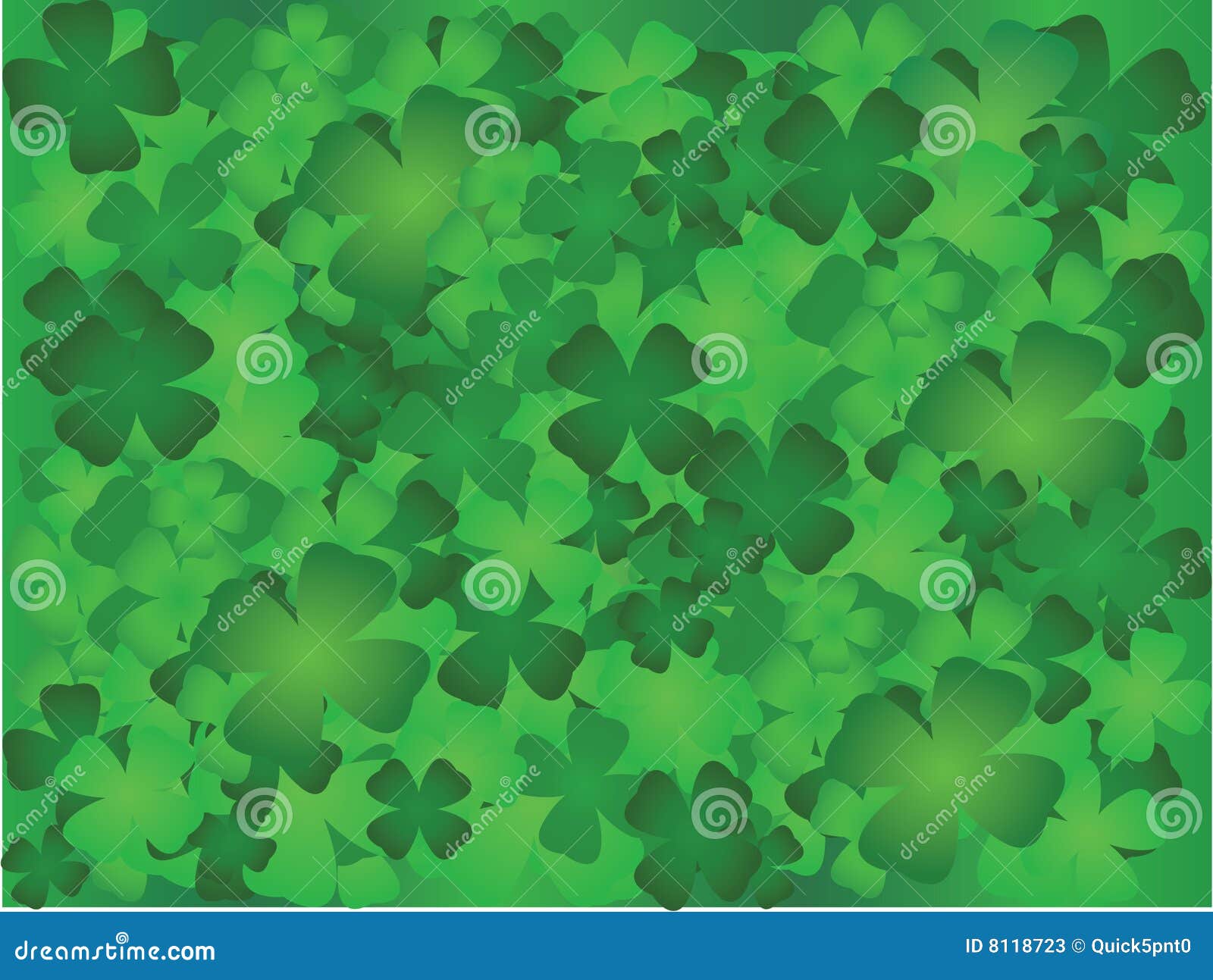 Four Leaf Clover Design stock vector. Illustration of plant - 8118723