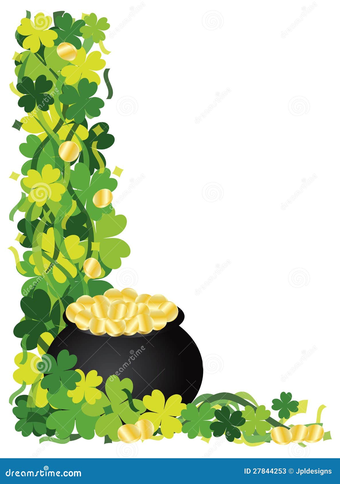 Four Leaf Clover Border