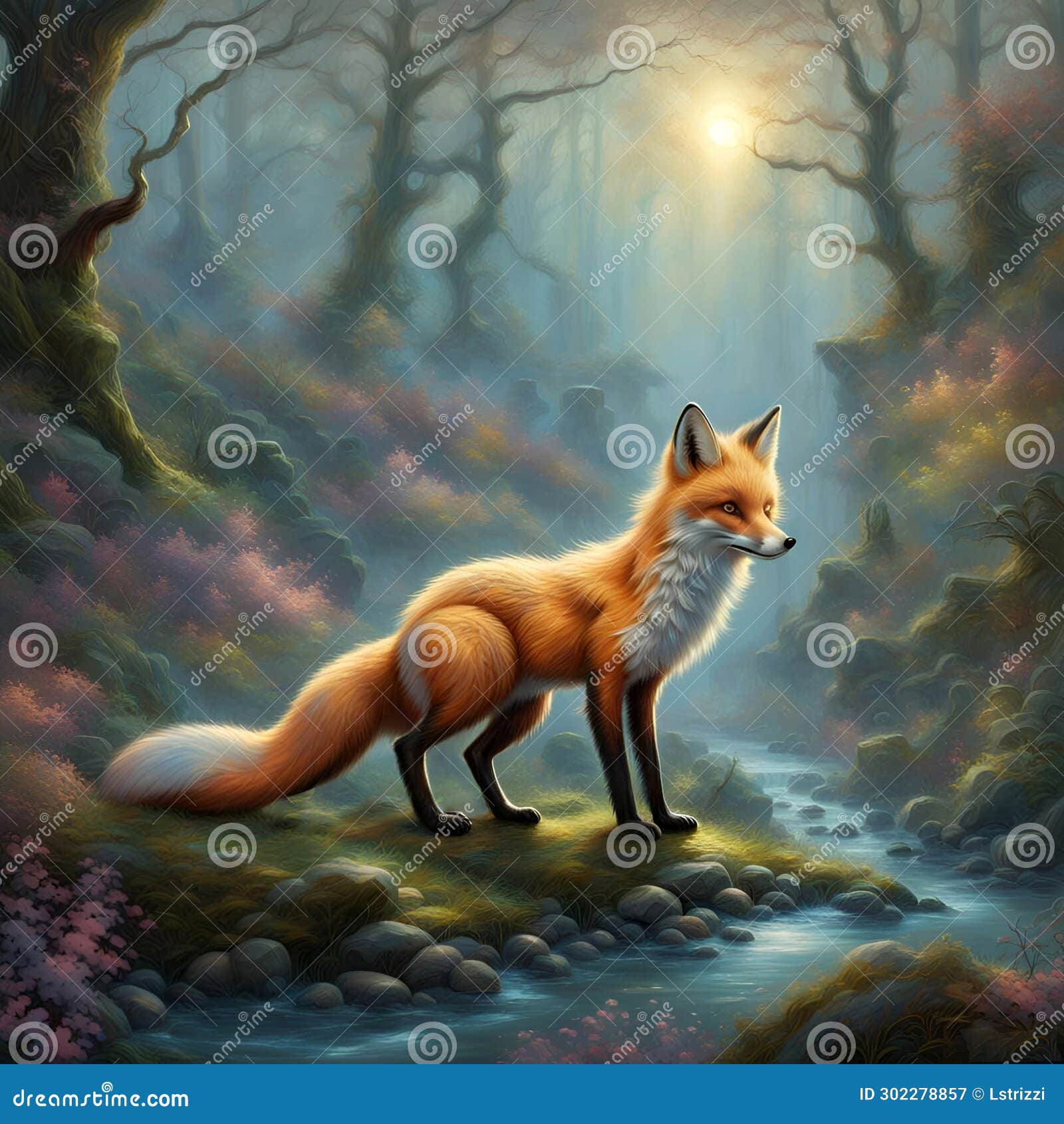 A Four-legged Fierce Wolf Made Entirely Of Metal, With Intricate ...